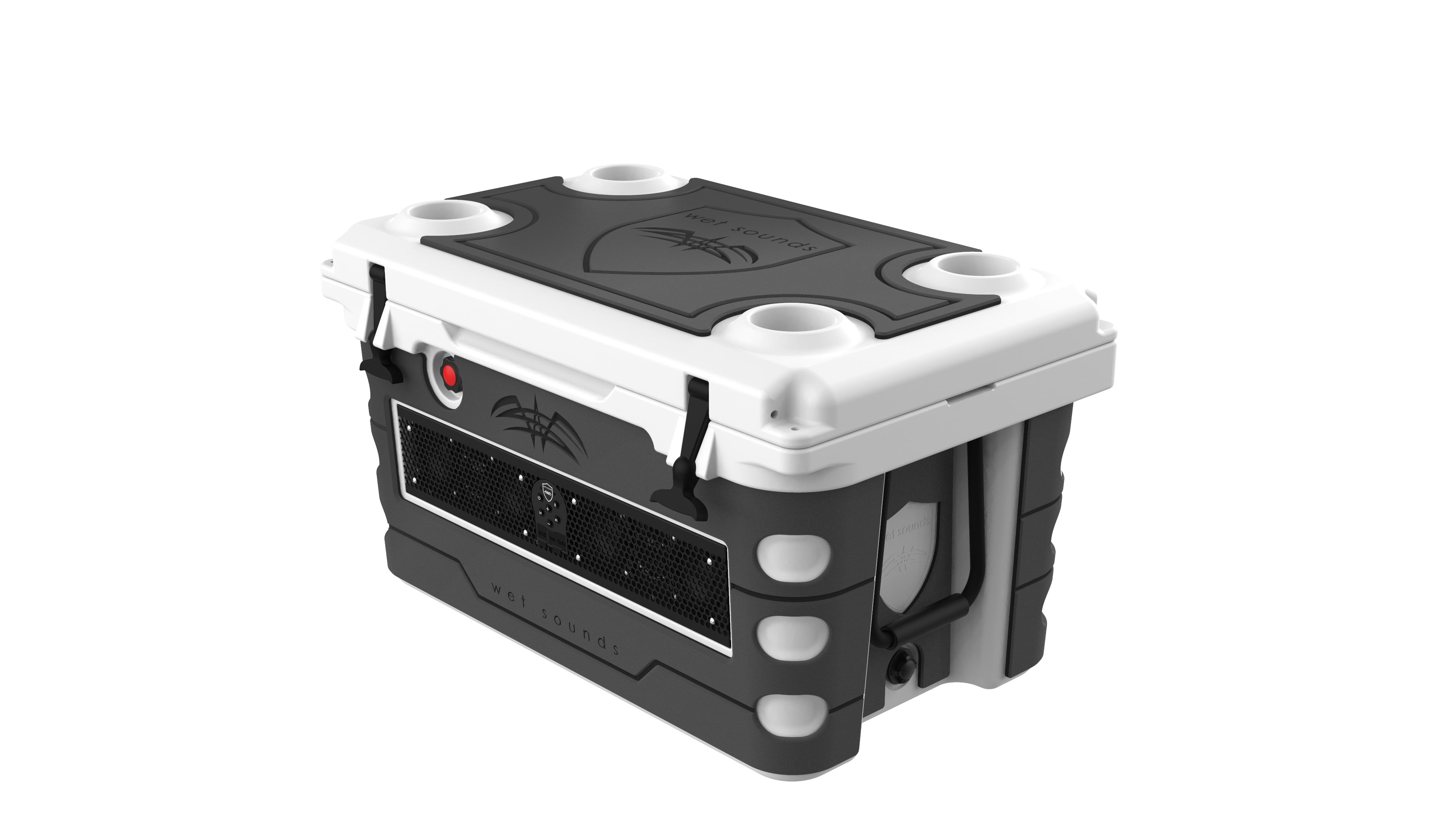 Wet Sounds Stealth SHIVR-55-WHT White High Output Audio Cooler Speaker ...