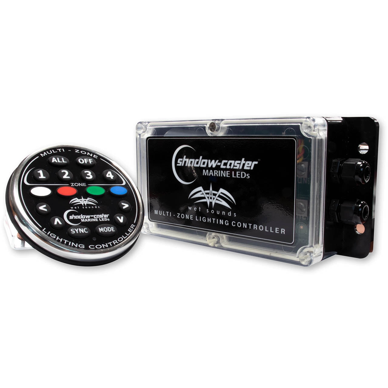 Wet Sounds WS-4Z-RGB-KIT Shadow Caster 4-Zone RGB lighting Controller ...