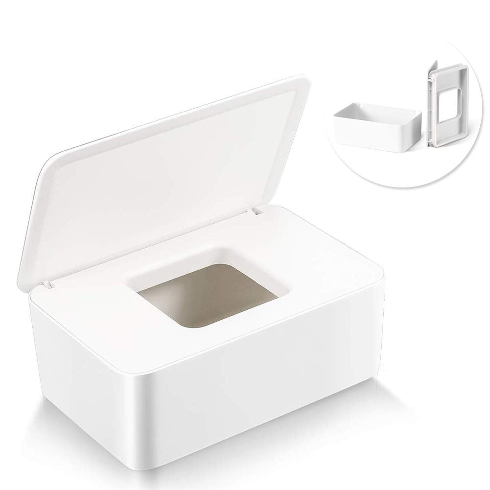 Wet Wipes Dispenser, Dry Wet Tissue Paper Case Dustproof Tissue Storage ...