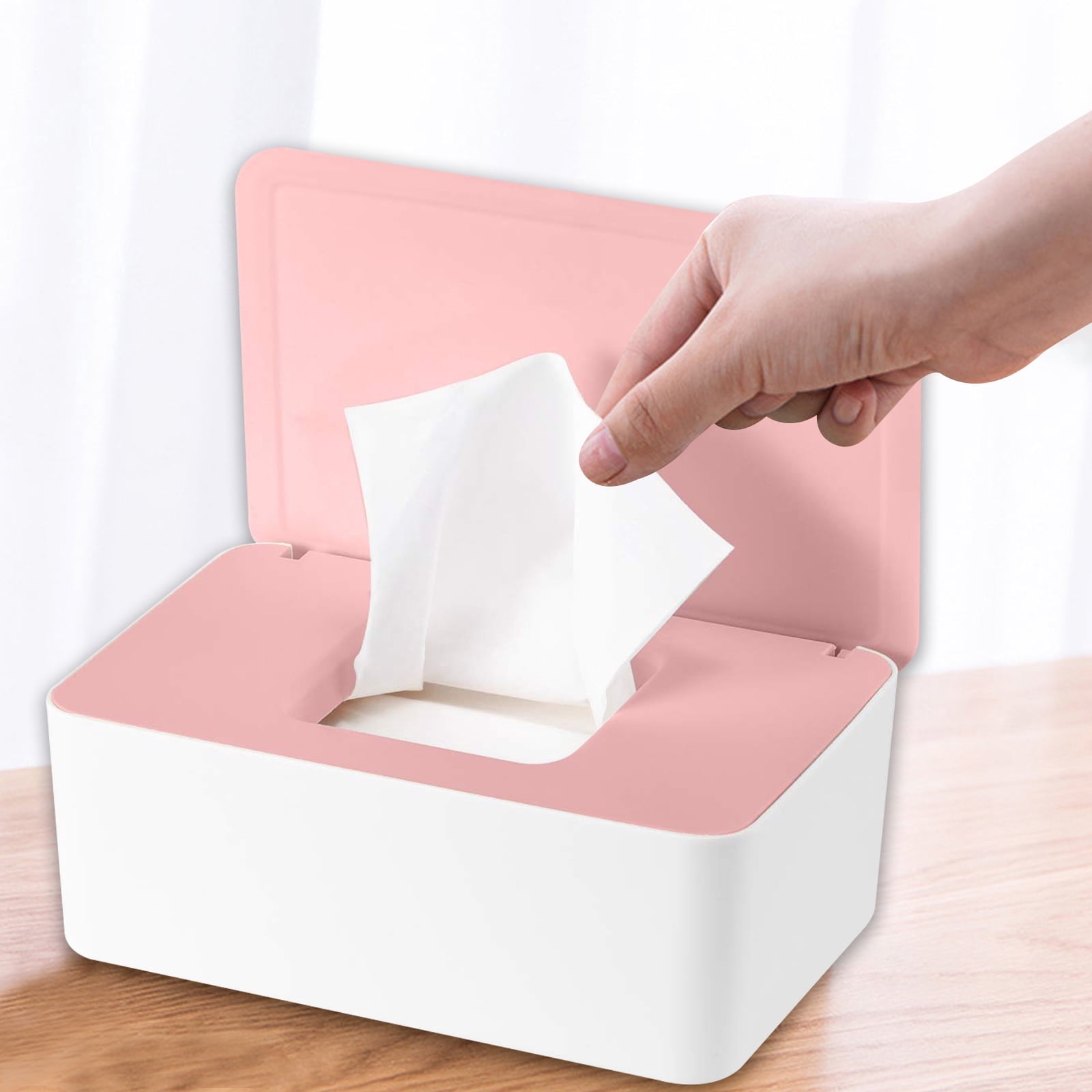 QISHI Baby Wipes Dispenser Holder, Durable Reusable Plastic Storage Box ...
