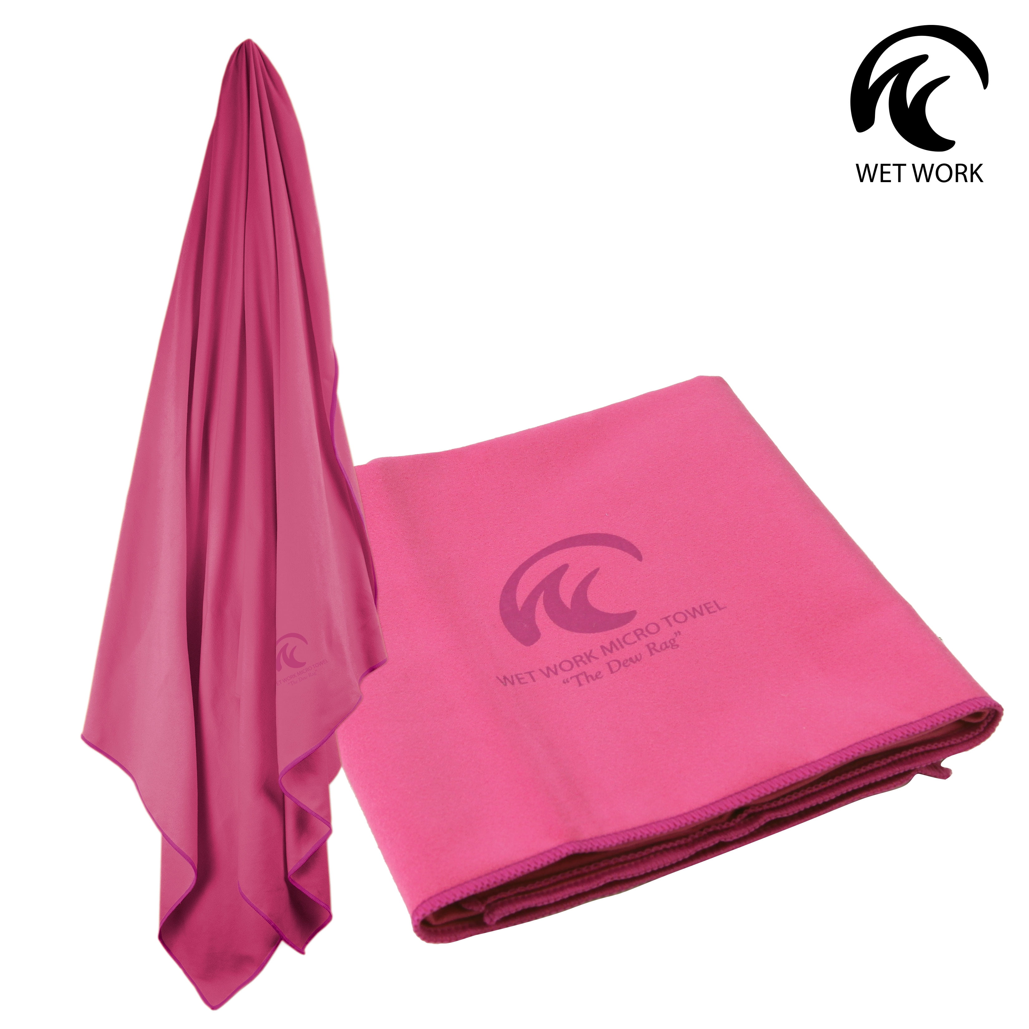 Wet Work Dew Rag Microfiber Towel XL (60"x36")- Neon Berry - Walmart.com