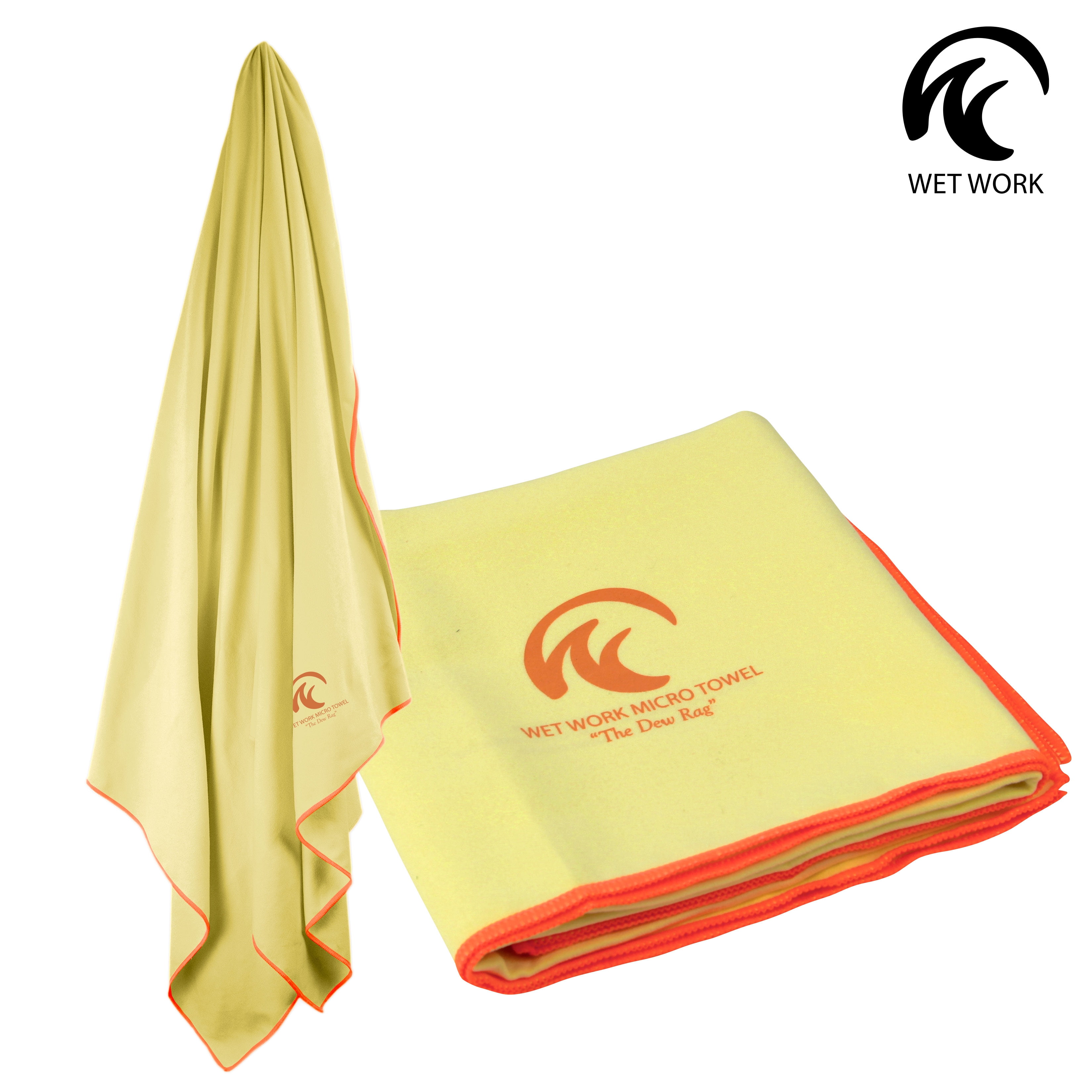 Wet Work Dew Rag Microfiber Towel XL (60"x36")- Neon Yellow - Walmart.com