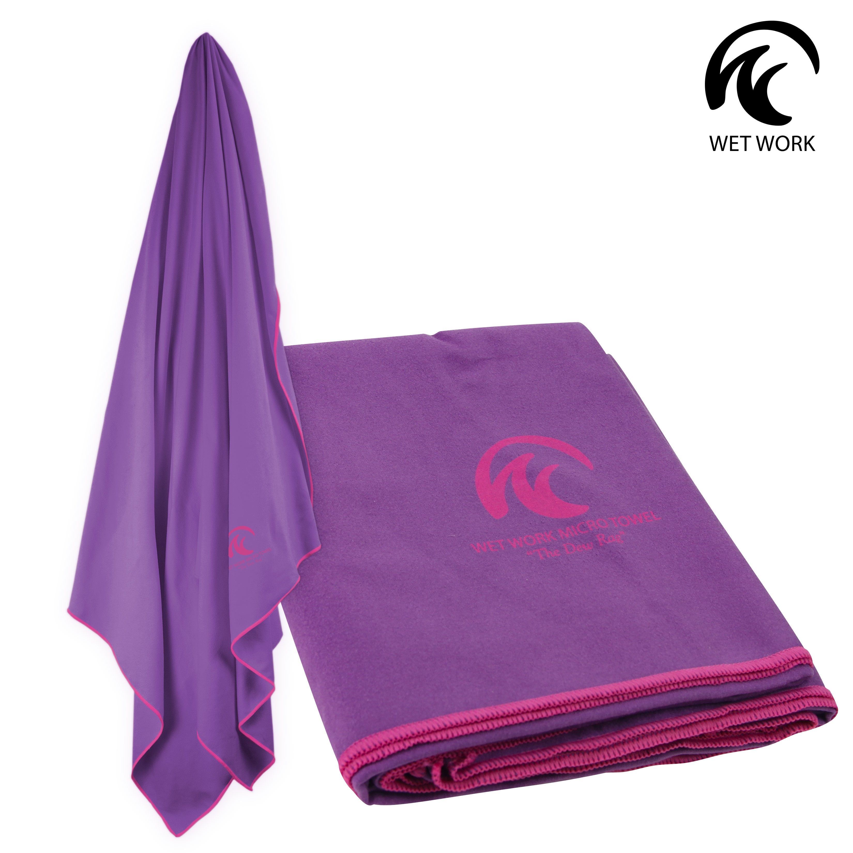 Wet Work Dew Rag Microfiber Towel XL (60"x36")- Purple - Walmart.com