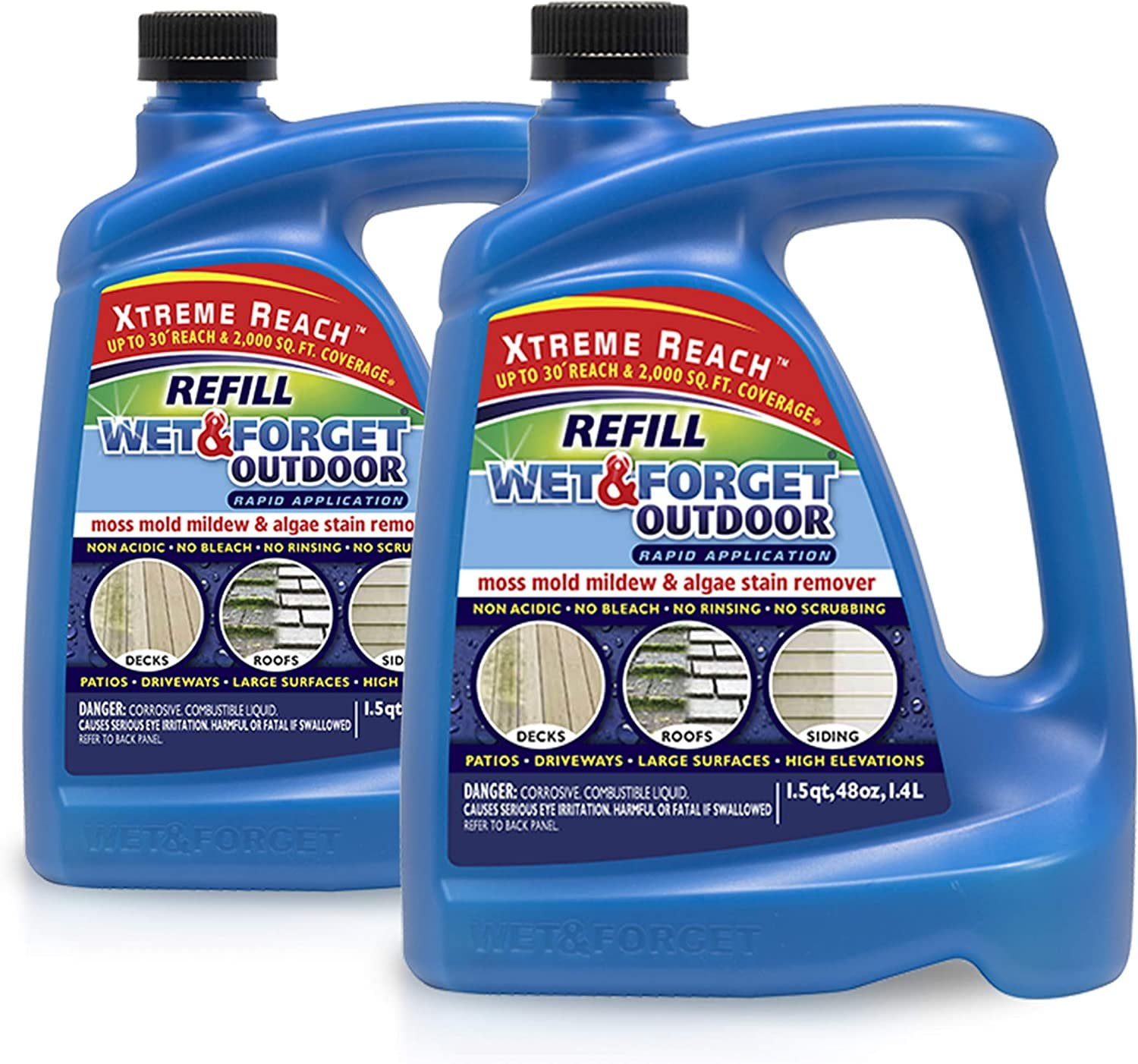 Wet and Forget Outdoor Hose End Refill Nozzle Not Included - 2 Pack ...