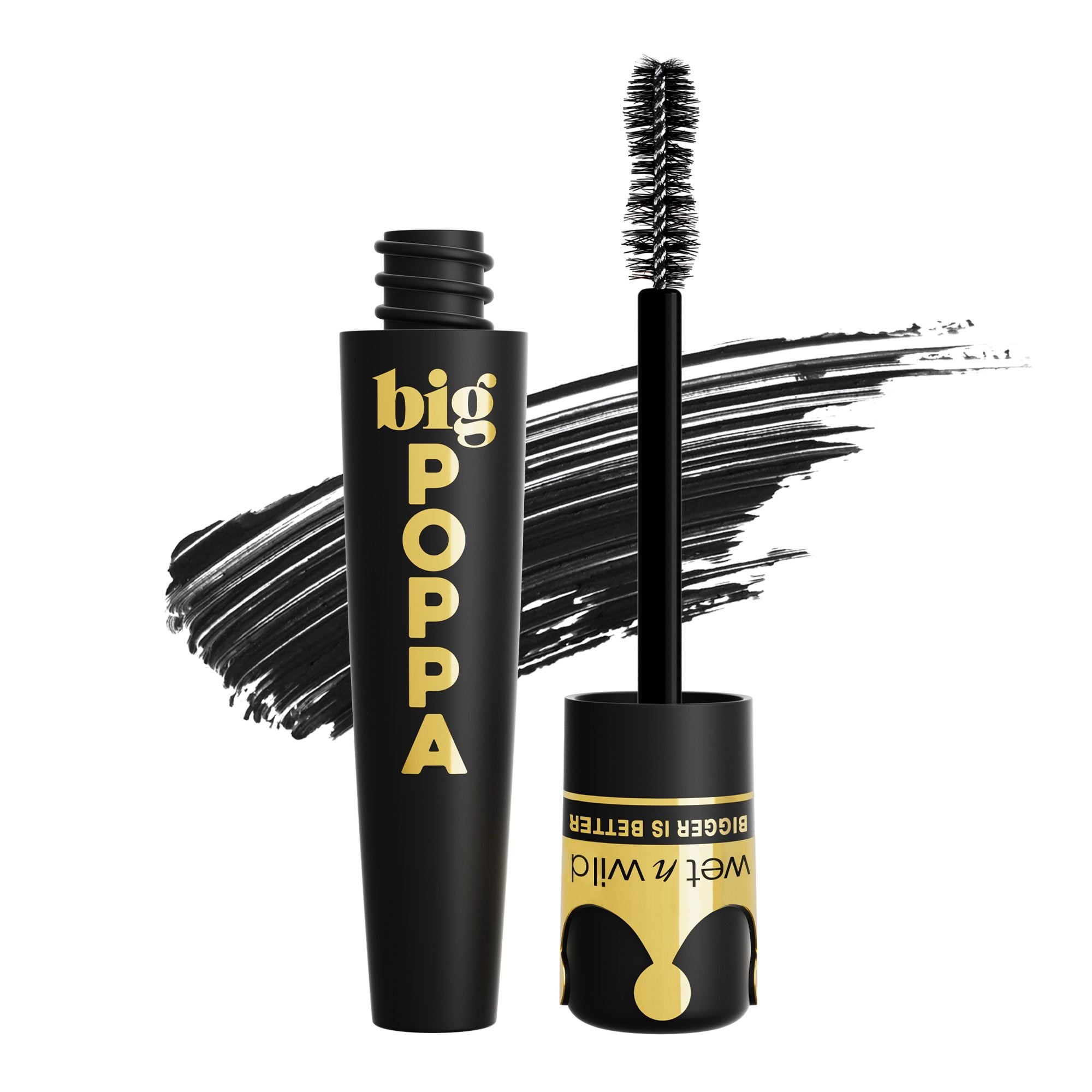 wet n wild Big Poppa Waterproof Mascara Volumizing Lengthening Blackest ...
