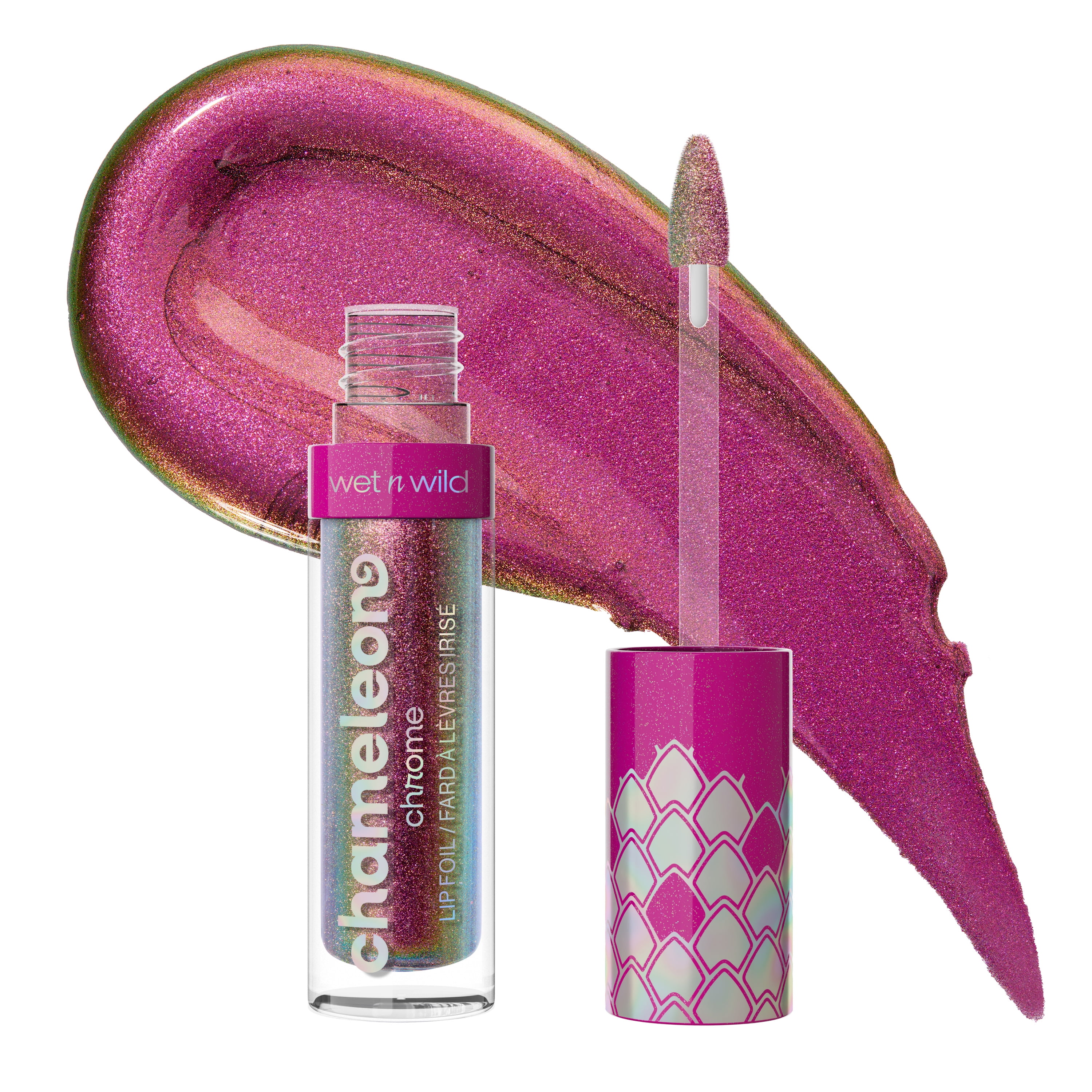 wet n wild Chameleon Chrome Lip Foil, Celestial Dance, Light-Reflecting ...