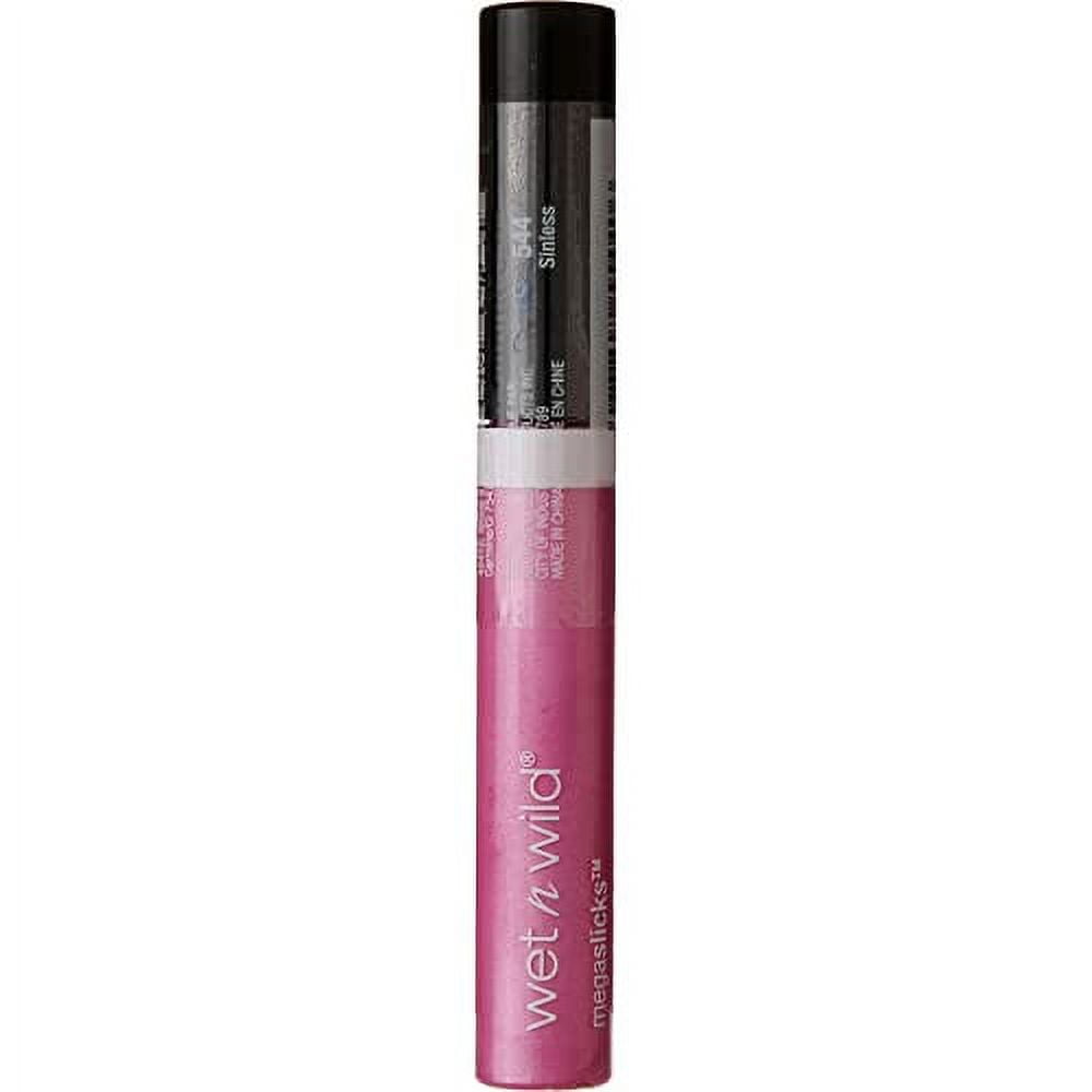 Wet n Wild Megaslicks .. Lip gloss #544 Sinless .. (pack of 3 ...