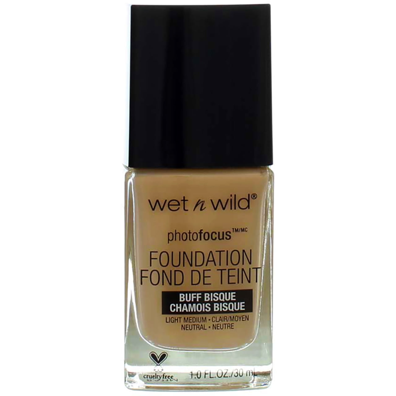 Wet n Wild PhotoFocus Foundation, Buff Bisque C366C, 1 fl oz - Walmart.com