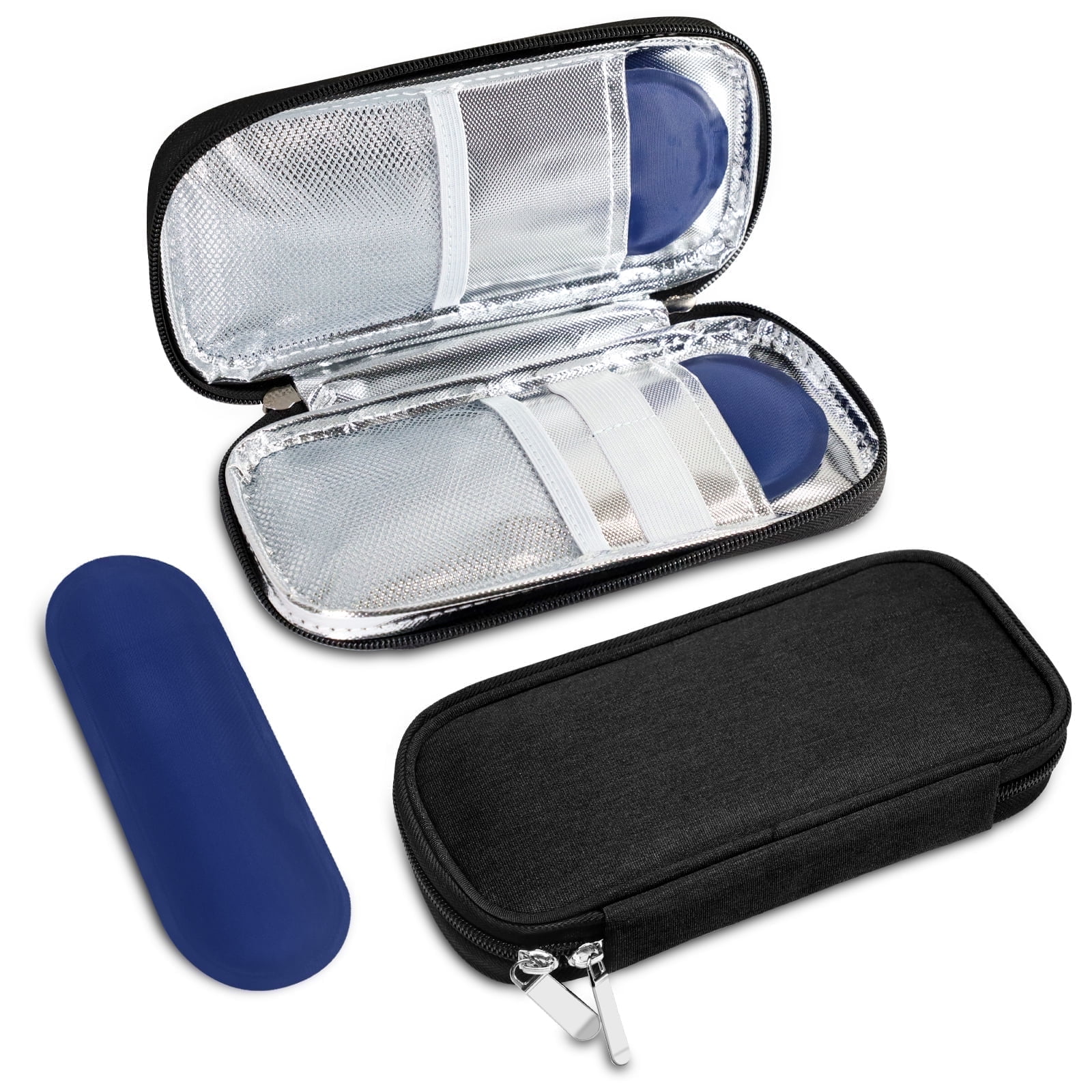 Insulin Pen Cooler Travel Case, Diabetic Medication Insulated Bag, 2 * 90g Ice Packs, Small ...