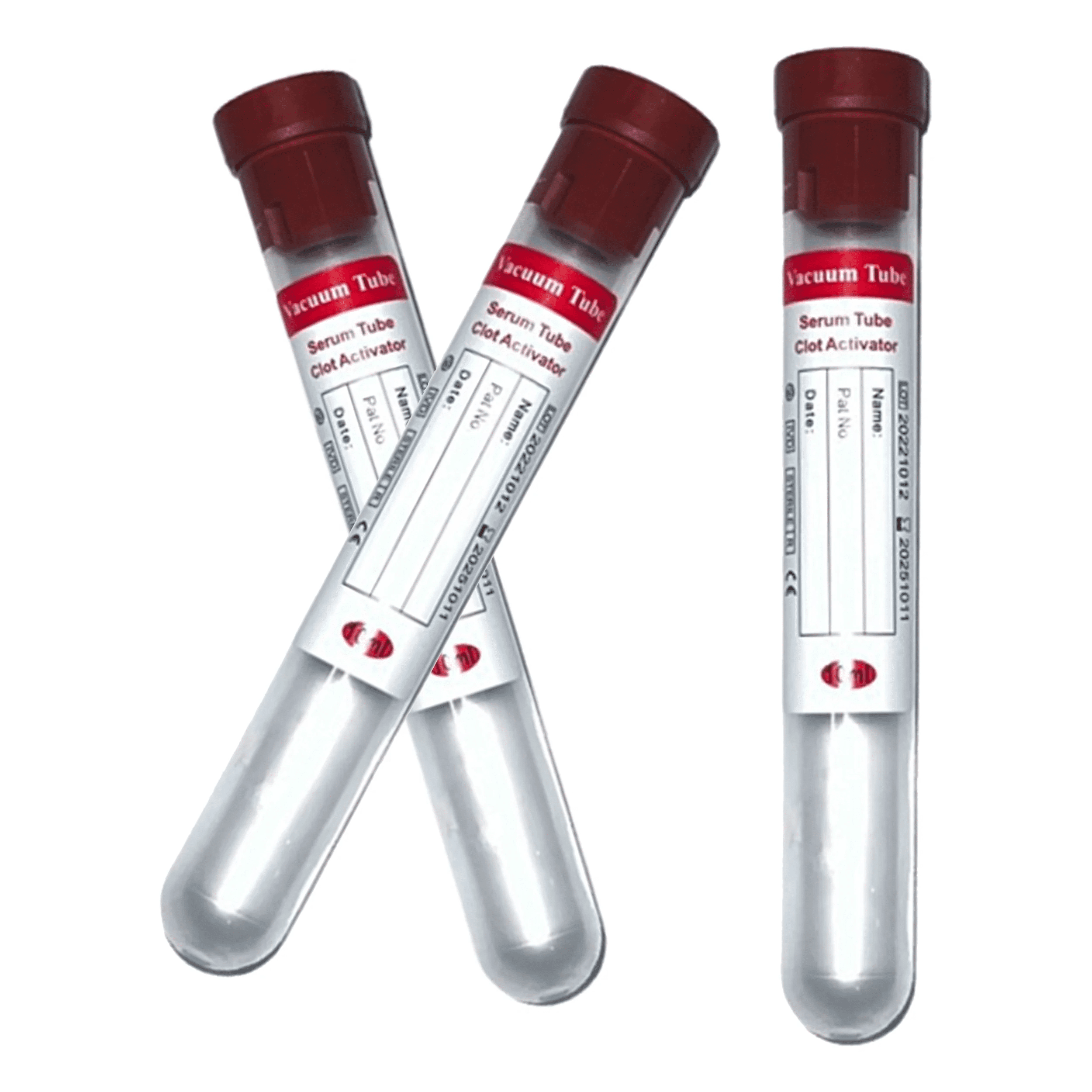 Wetex 200-Pack Glass Red 10 mL Vacuum Blood Collection Tubes - Walmart.com