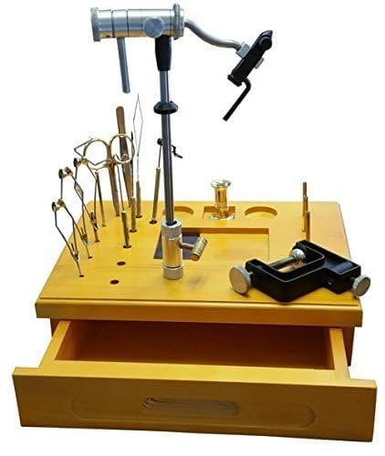 Wooden Fly Tying Station with Tools - Walmart.com