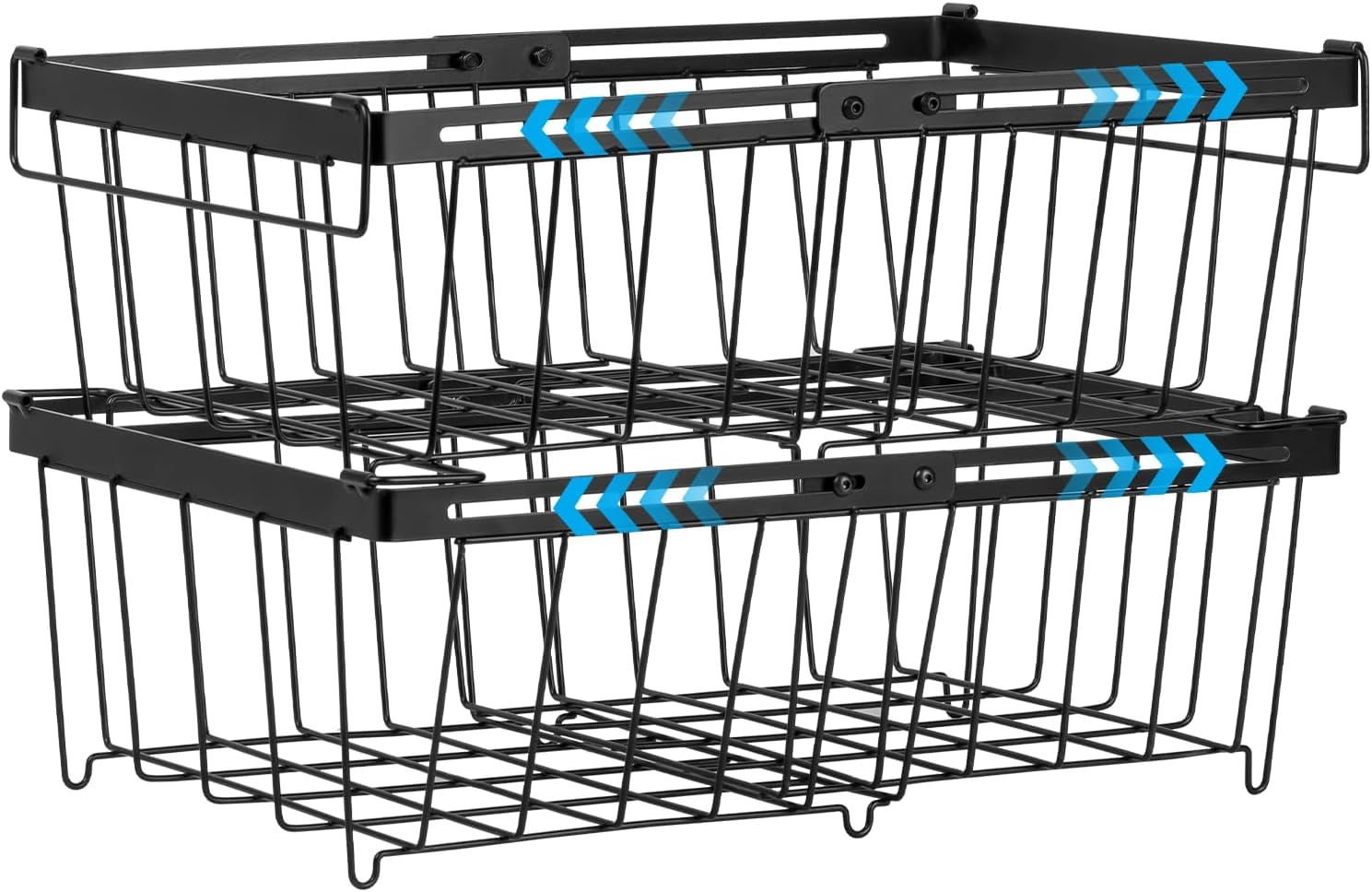 Wetheny Freezer Organizer Bins - Fit 10 to 20 Cu.FT Chest Freezer, 2 ...