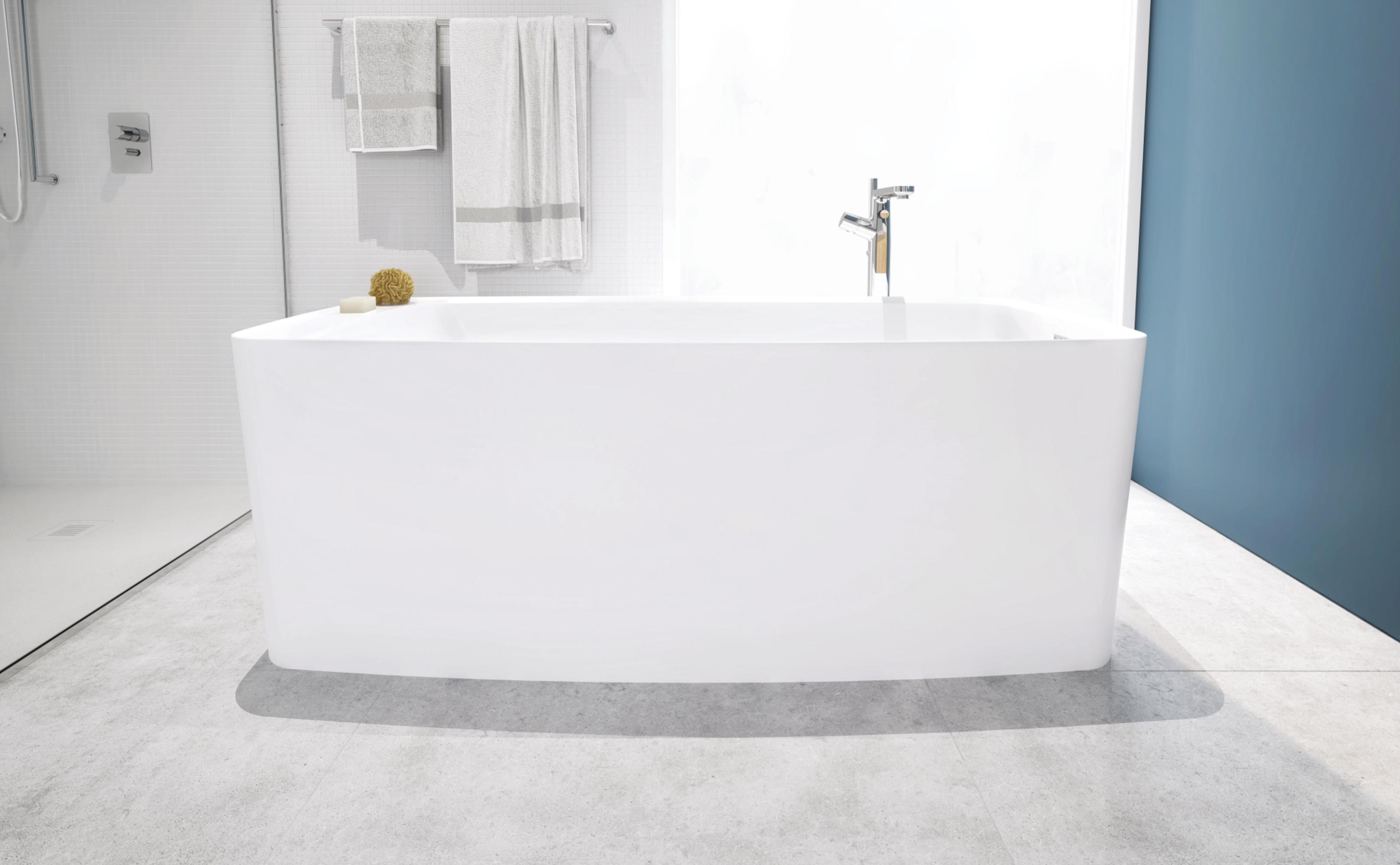 Wetstyle Blb02 Lab 66" Free Standing Wetmar Bio Composite Soaking Tub ...
