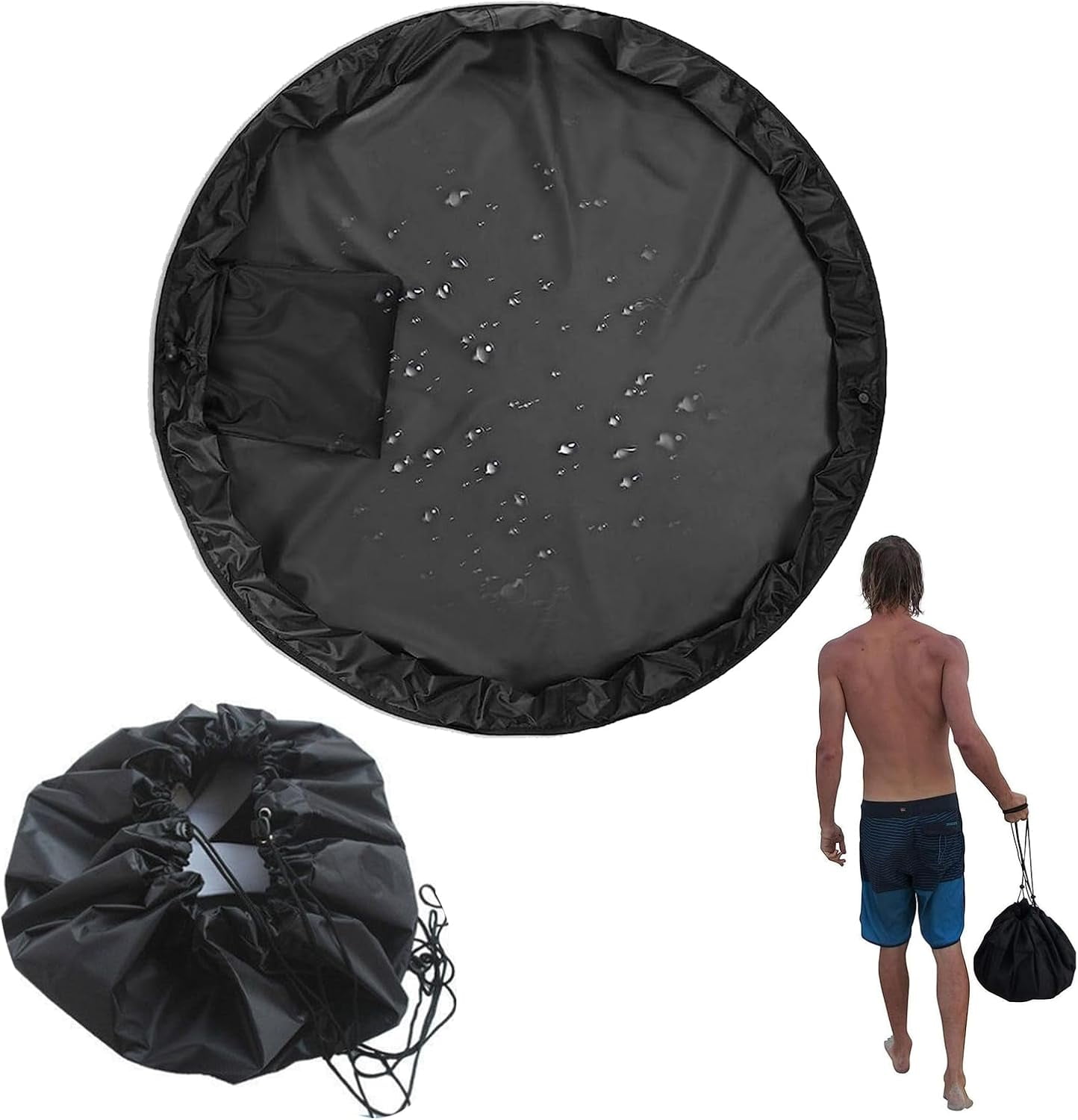 Wetsuit Changing Mat, Waterproof Portable Surf Diving Beach Changing ...
