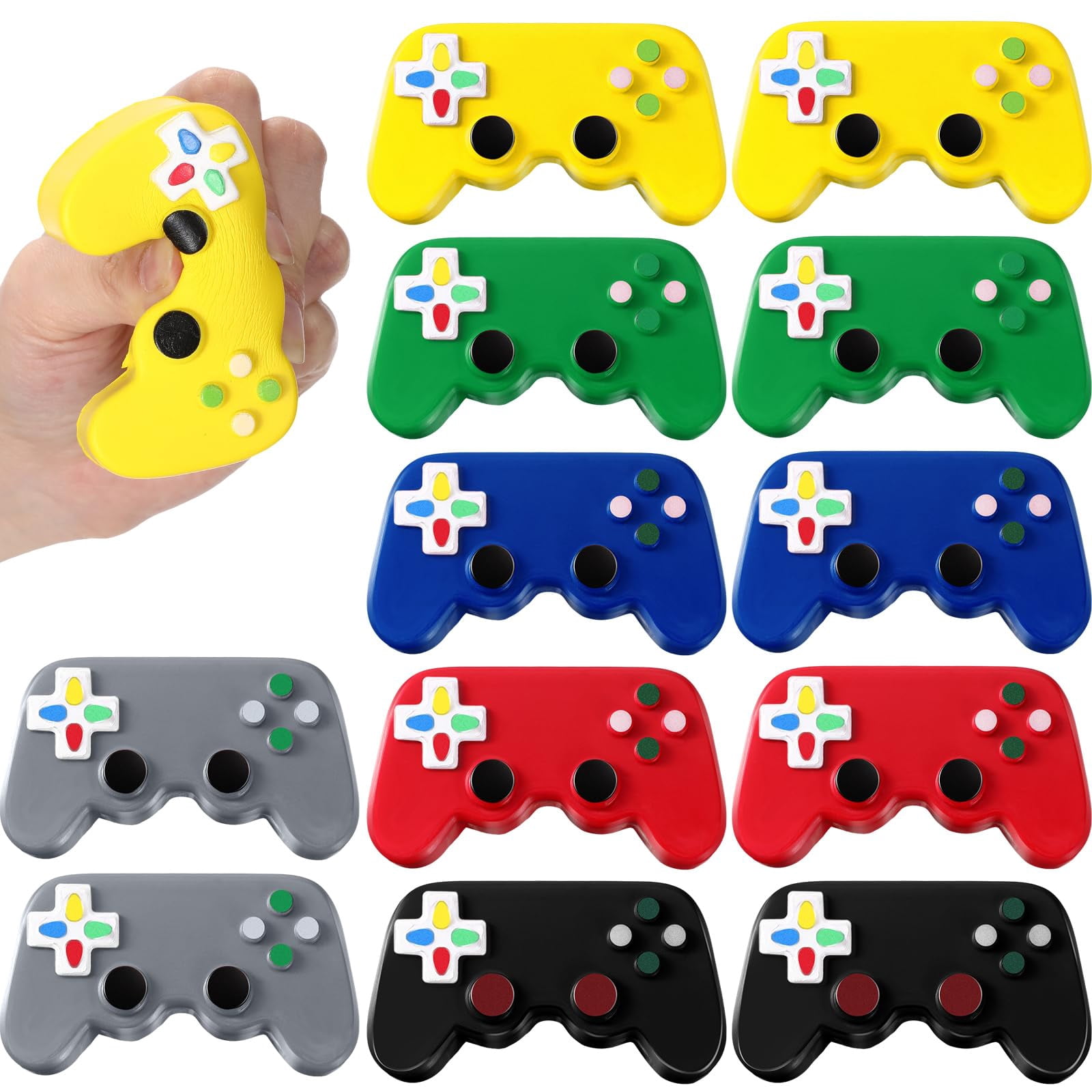Wettarn 24 Pcs Video Game Party Favors Gamer Video Game Controller ...