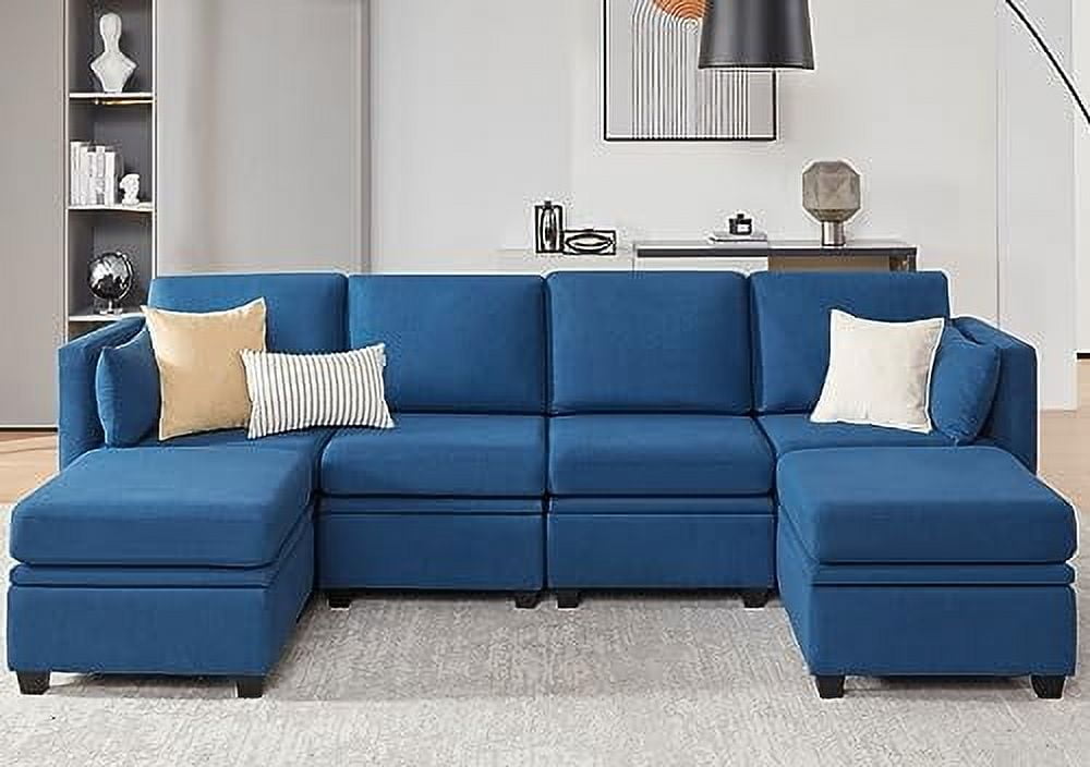 Weture Modular Sectional Sofa, Convertible U Shaped Sofa Couch with ...