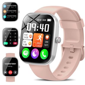 iTime Smart Watch with Bluetooth and Fitness Monitor, Black - Walmart.com