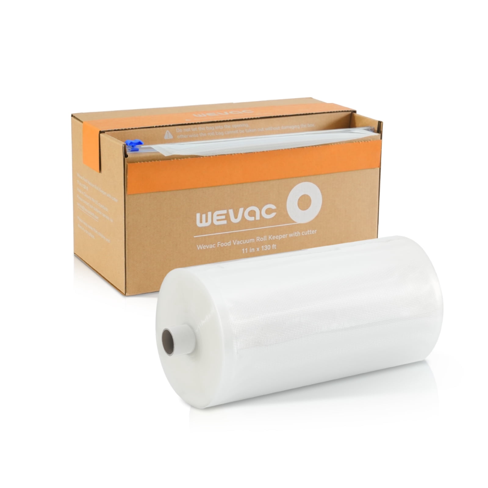 Wevac, Vacuum Food Seal Bags Keeper with Cutter, 11"x130' Roll ...