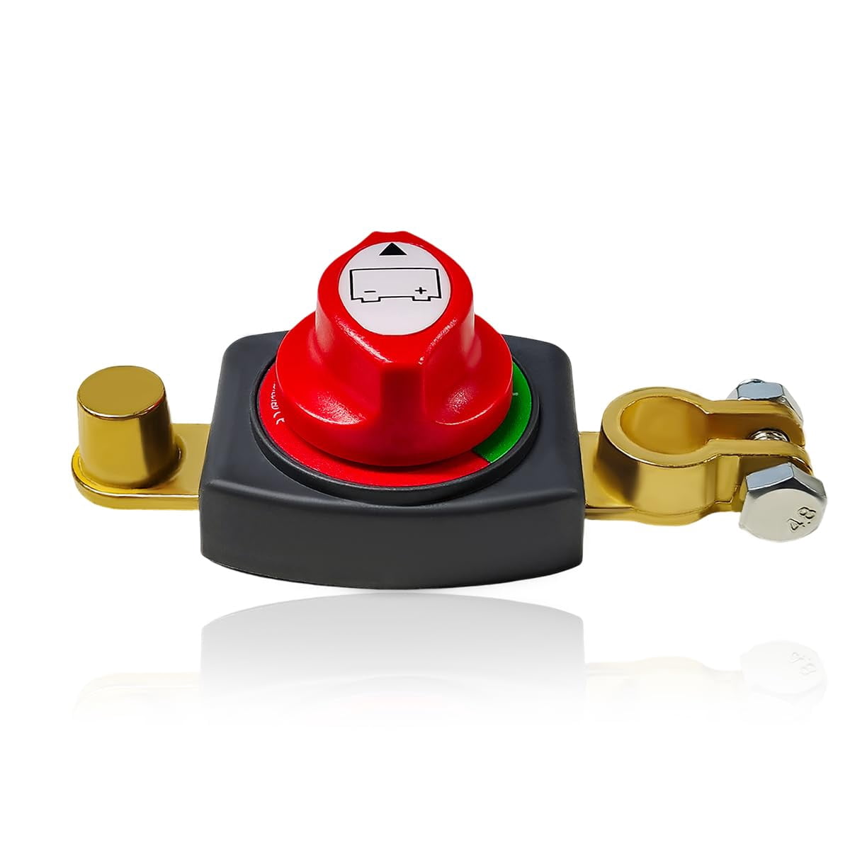 Wevdn Top Post Battery Disconnect Switch, 12V 48V Heavy Duty Battery ...