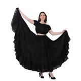 Wevez Women's Ren faire American Tribal Style 25 Yard Solid Color ...