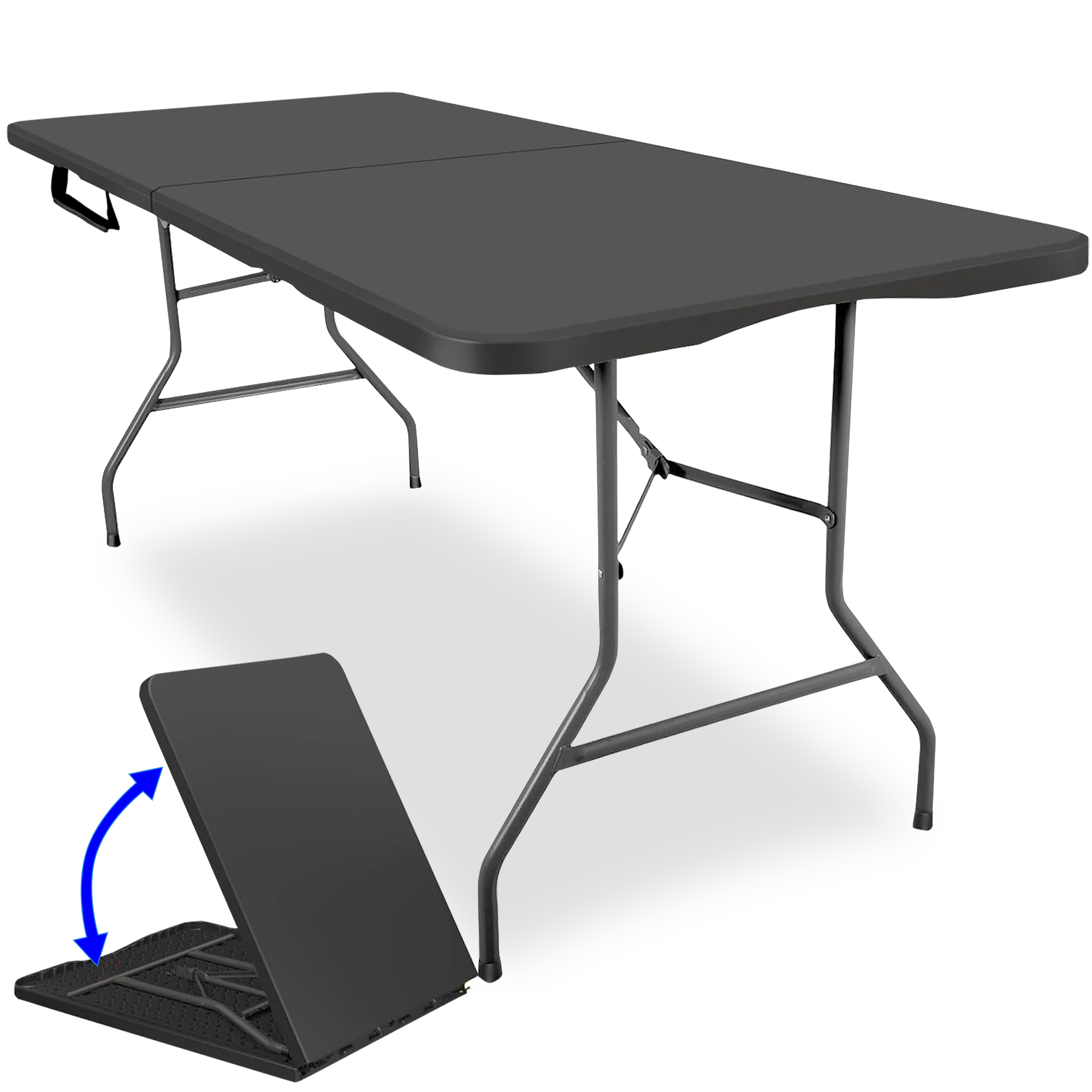 Metallic Multi-Purpose Foldable Table, Gold - Walmart.com