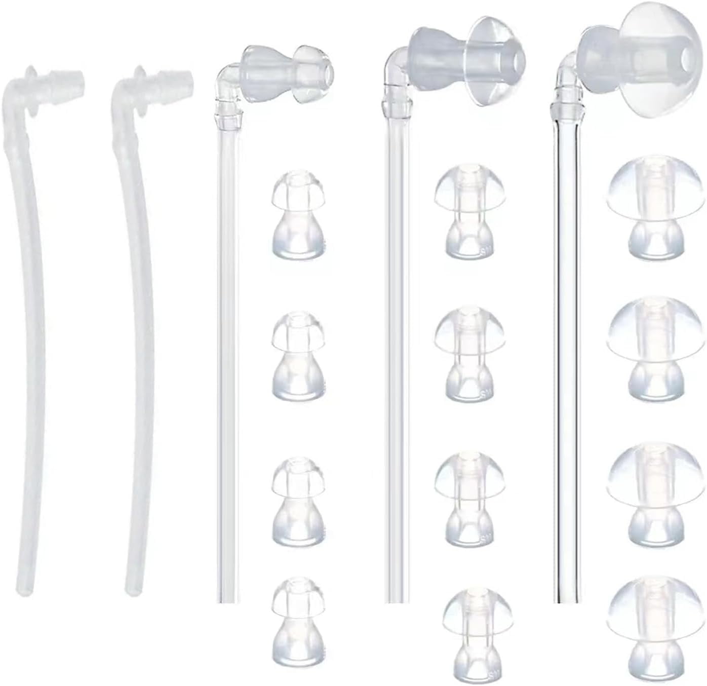 Wewean 15in1 Hearing Aid Earplug Set, Hearing Aid Silicone Hearing Aid ...