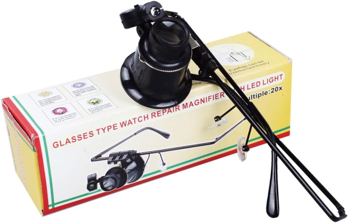 Wewean 20 Eye Loupe Magnifier Jewelry Magnifying Glass Eye Watch Eye ...