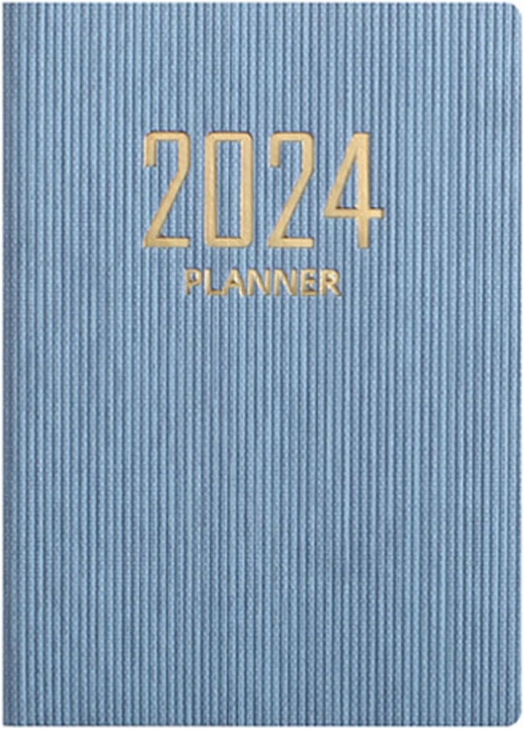 Wewean 2024 Weekly Monthly Pocket Planner Daily Agenda Book, A7 Mini ...
