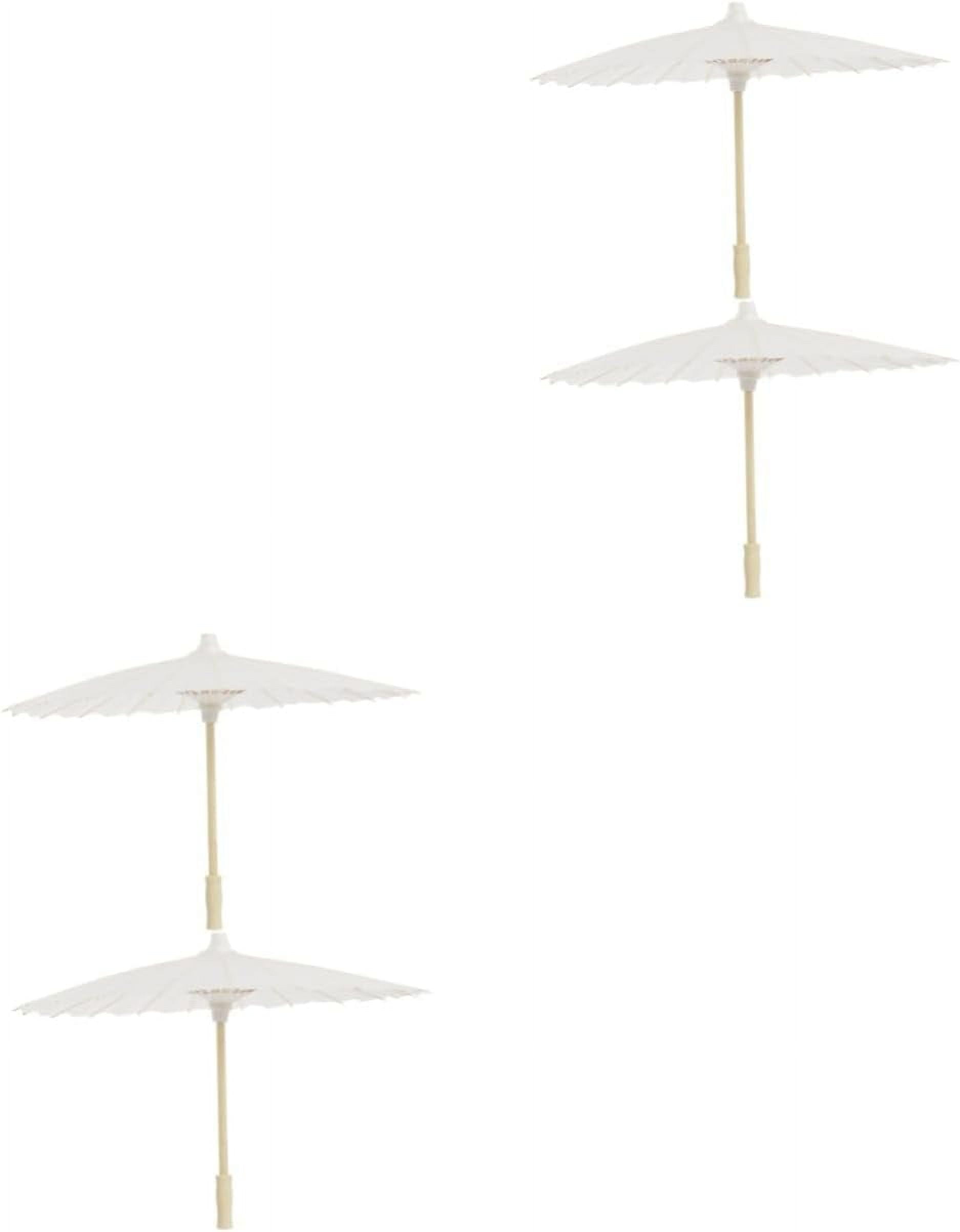 Wewean 4 Pcs Handmade Painting Umbrella Japanese Primary School Small ...