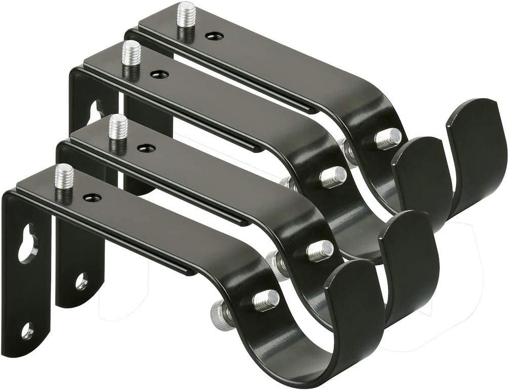 Wewean Adjustable Curtain Rod Bracket Or Rod Holder - for 1 or 1 1/8 ...