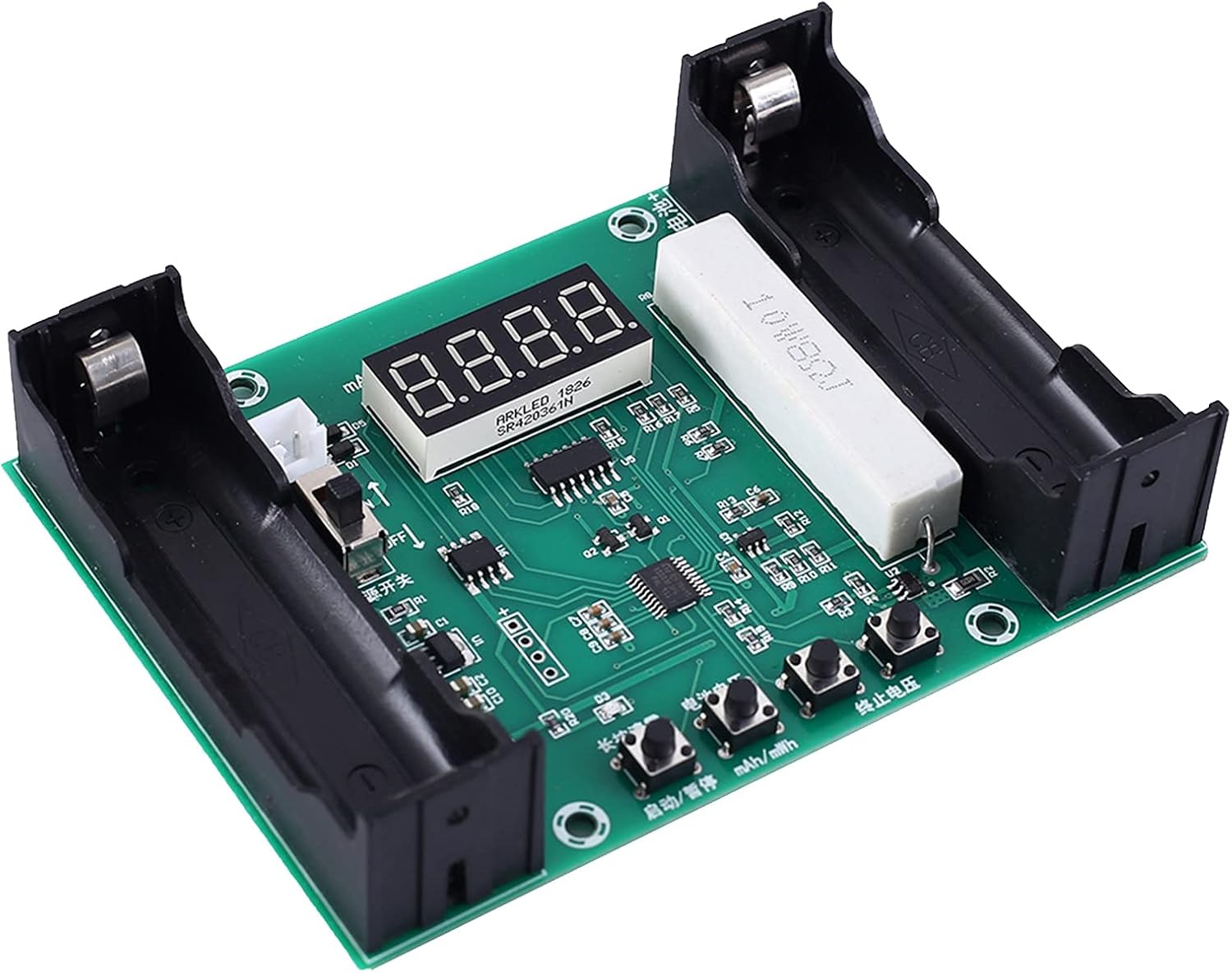 Wewean Battery Capacity Tester MAh MWh for 18650 Lithium Battery ...