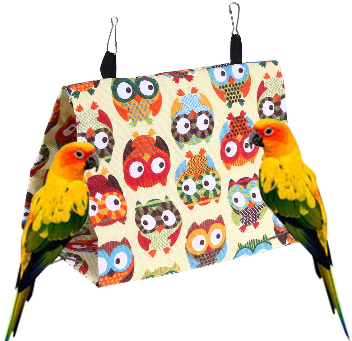 Wewean Bird Bed - Bird Snuggle Hut-Pet Bird Nest House Bed, Bird ...