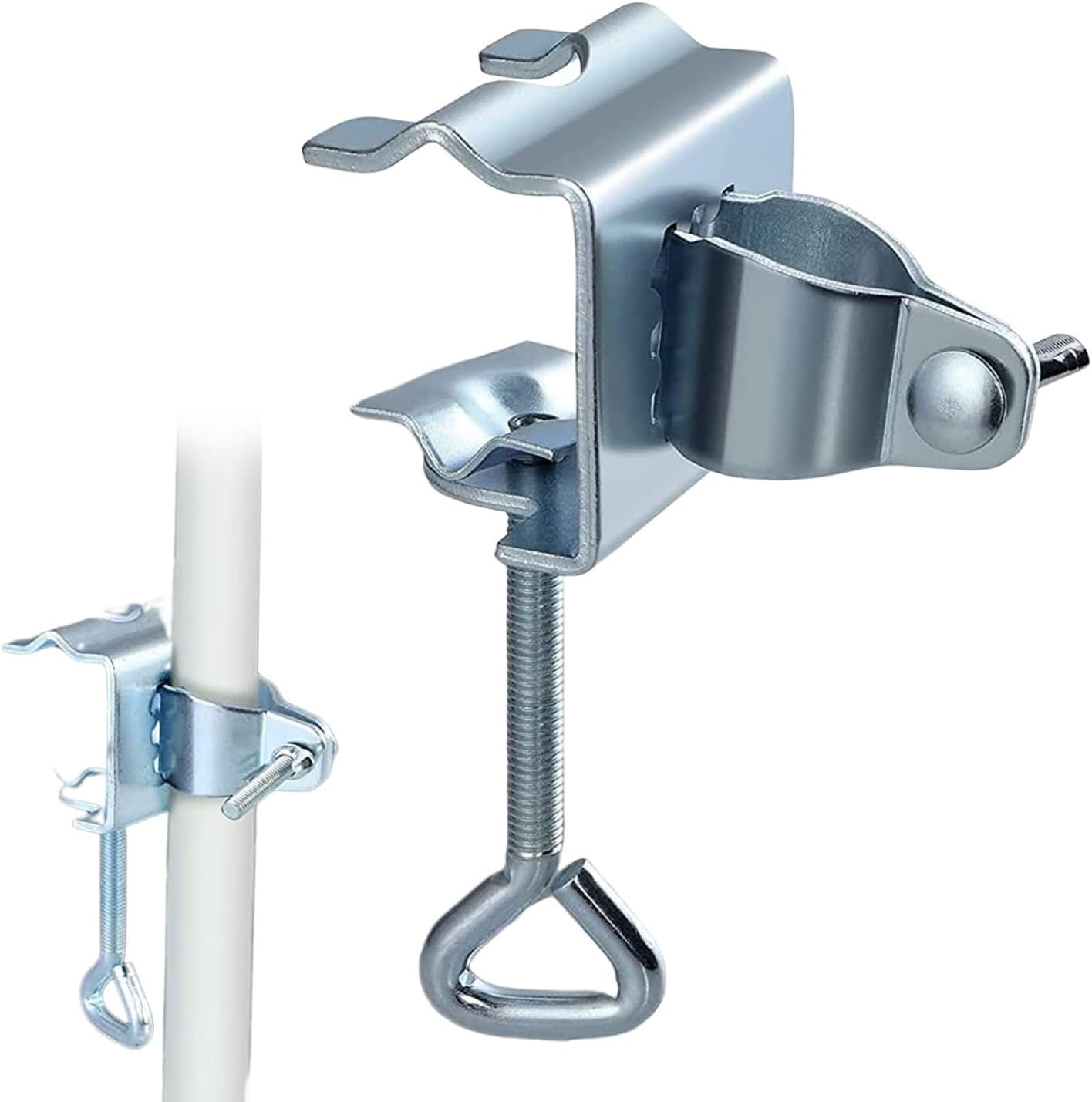 Wewean Deck Umbrella Mount Clamp Portable Parasol Clip Heavy Duty Table ...