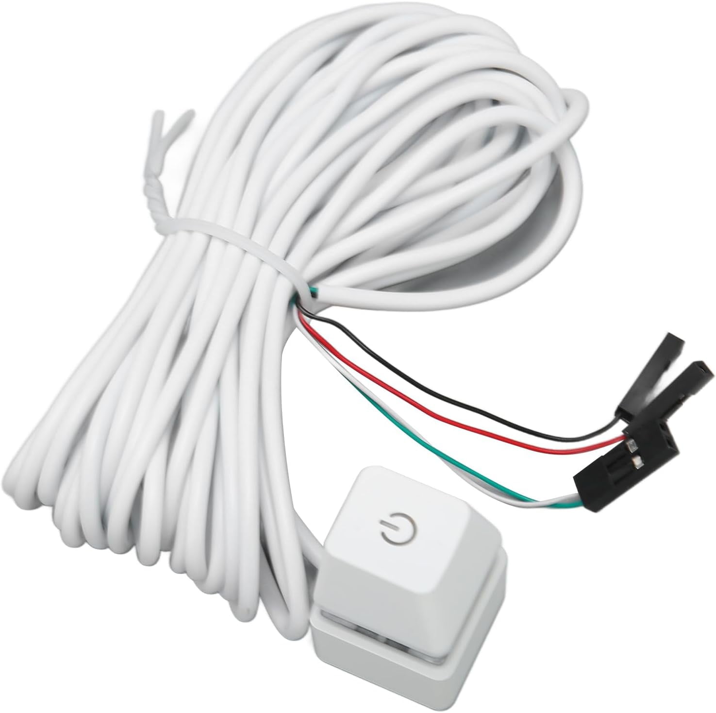 Wewean Desktop Computer Switch, Blue Switch, PC Power Switch, Gaming ...