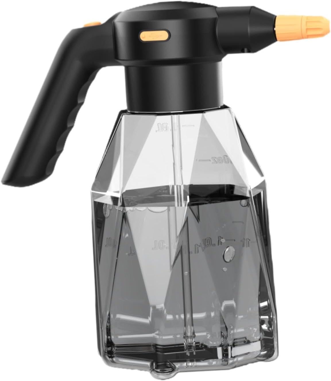 Wewean Electric Watering Can Foam Sprayer with Adjustable Spout for Outdoor Cleaning, Black K904 ...