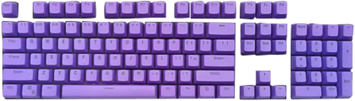 Wewean Keyboard,Mechanical Keyboard 104Pcs Universal Backlight PBT ...