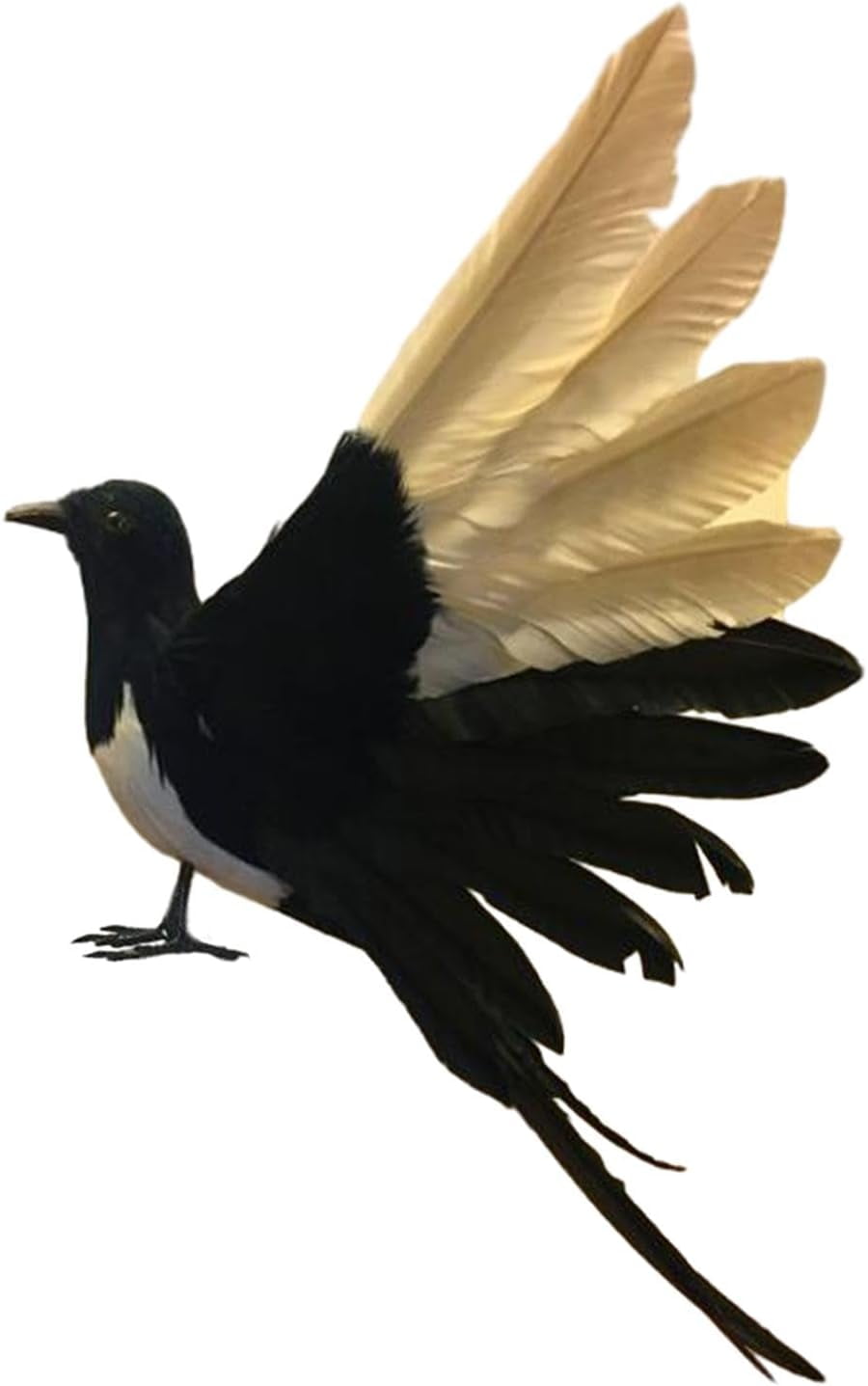 Wewean Magpie Simulation Bird Garden Ornament Realistic Crafts ...