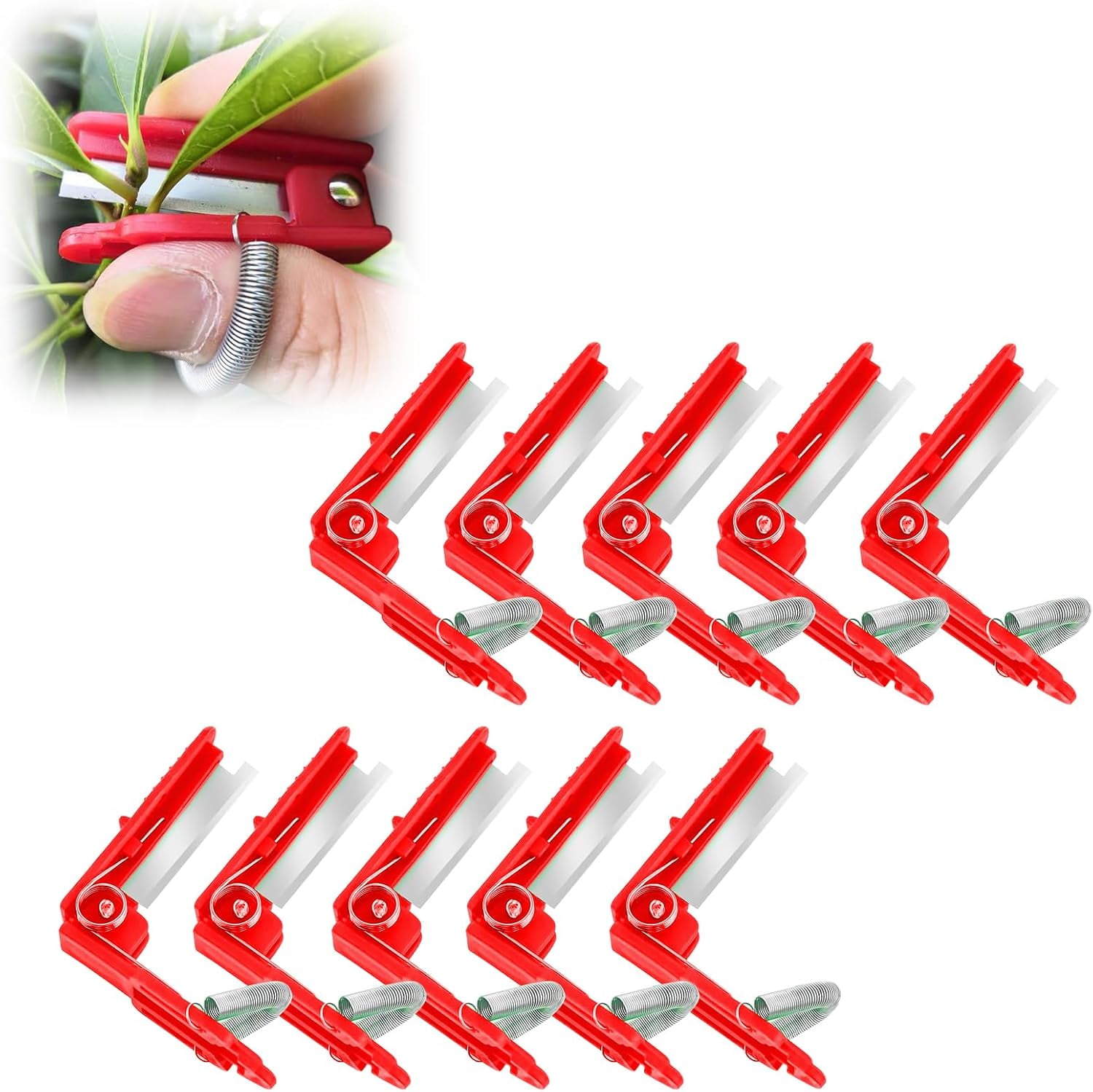 Wewean Multifunctional Gardening Thump Knife, Garden Thumb Knife for ...