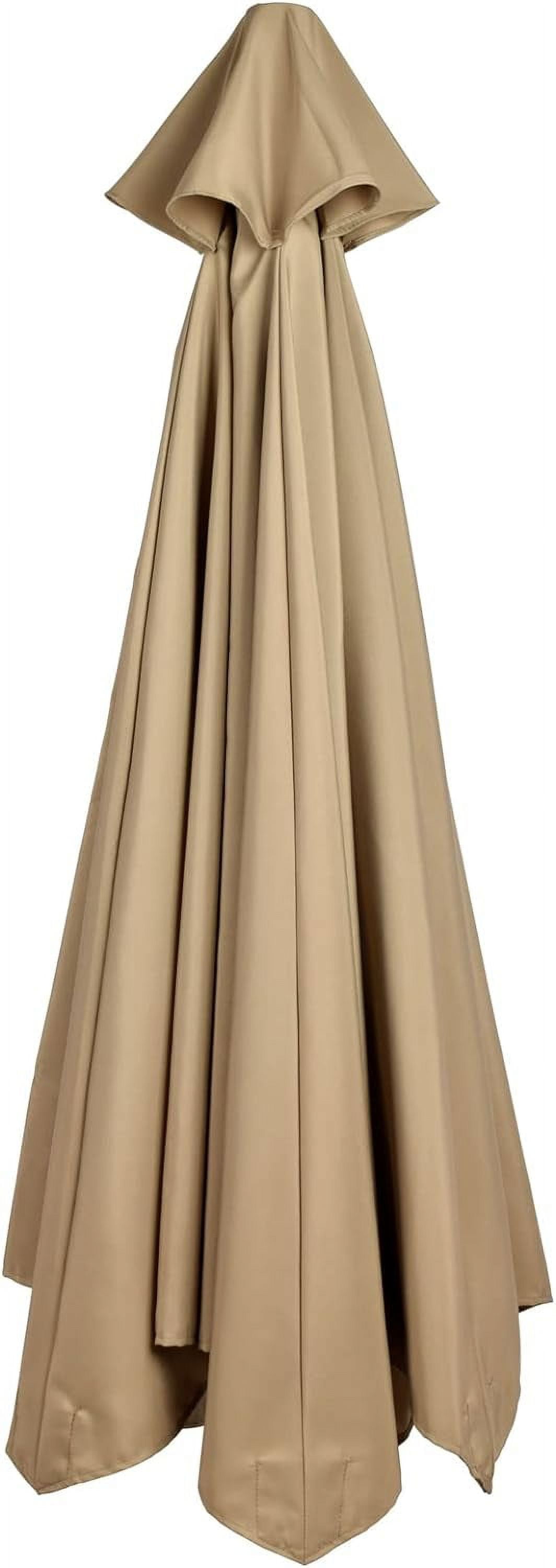 Wewean Patio Umbrella Cover Waterproof Outdoor Umbrella Cover ...