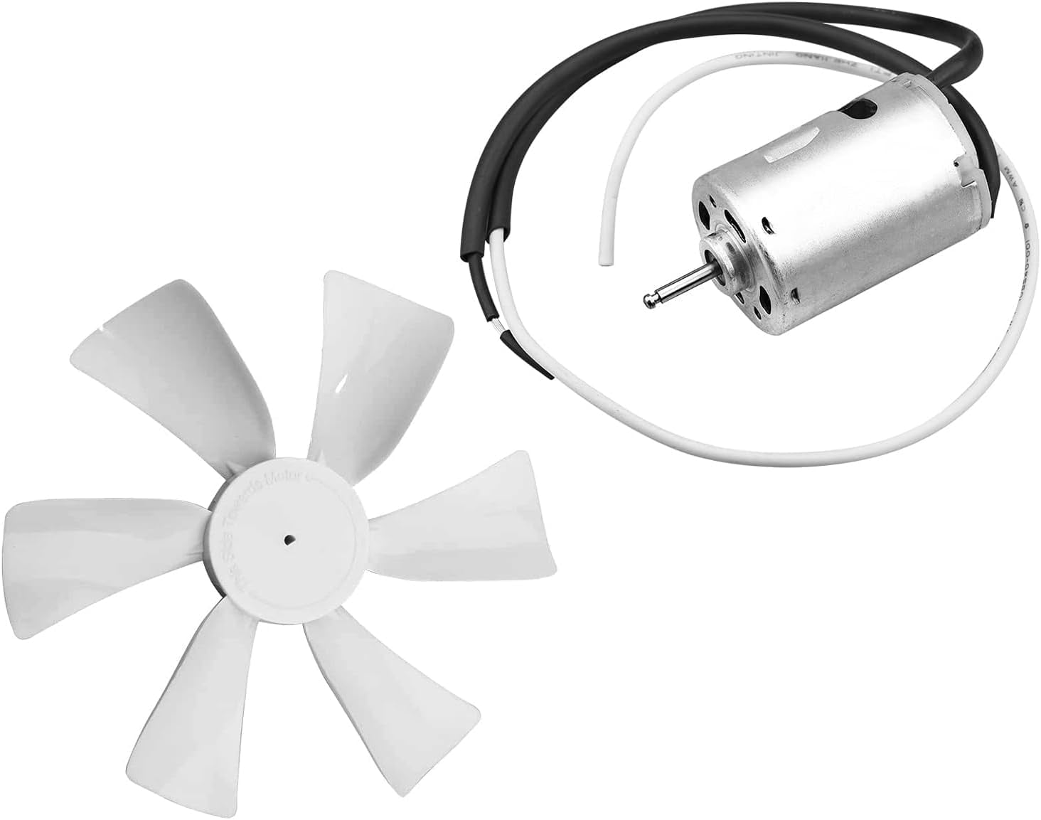 Wewean RV Bathroom Vent Fan, White RV Vent Fan Blade with 12V RV Vent ...