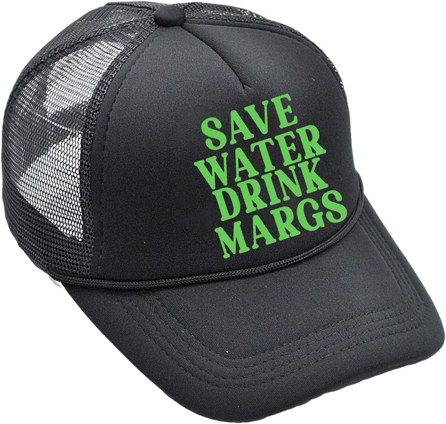 Wewean Save Water Drink Margs Trucker Hat for Women, Vintage Fit Custom ...