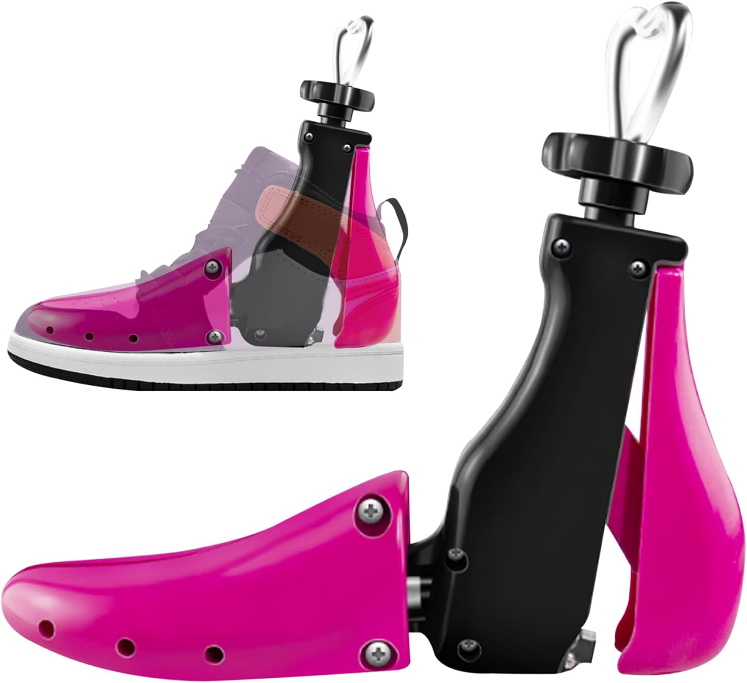 Wewean Shoe Stretchers for Women, 2-Way Shoe Widener Stretcher ...