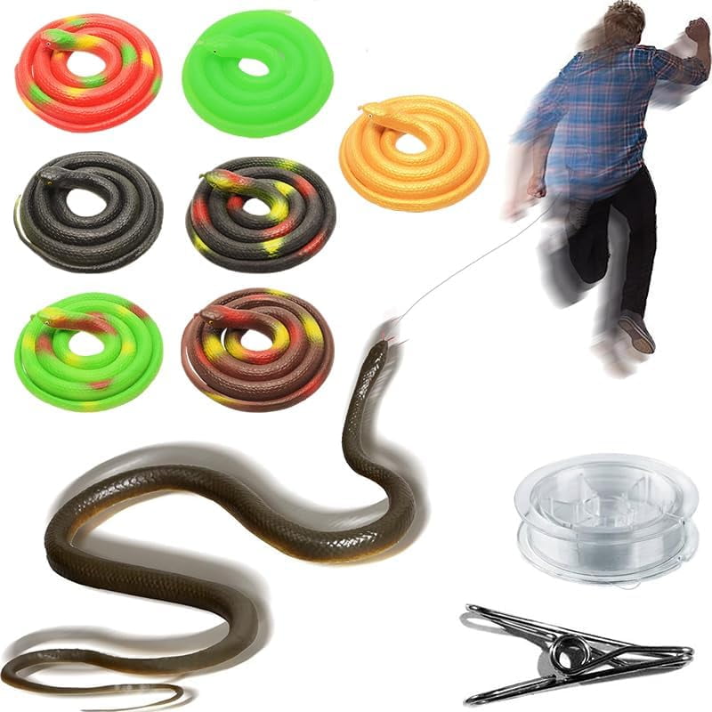 Wewean Snake Prank with String Clip Snake Prank with String Clip Golf ...