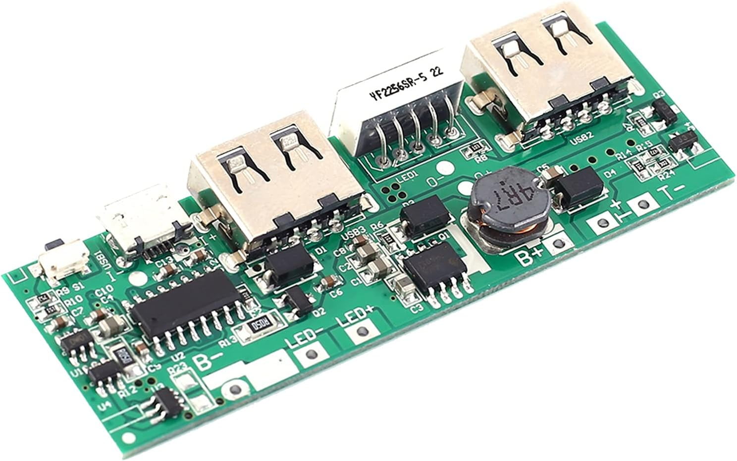 Wewean Solar Charging Circuit Board Mobile Display Power Boost Module ...