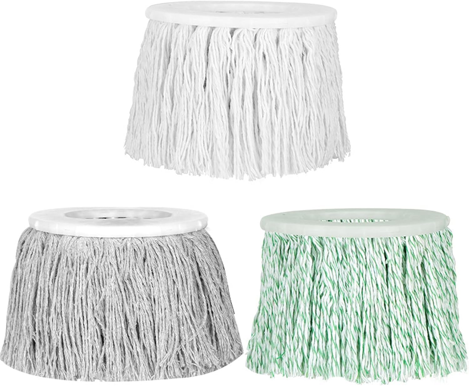 Wewean Spin Mop Refill for 360° Cotton Thread Mop Head Replacement ...