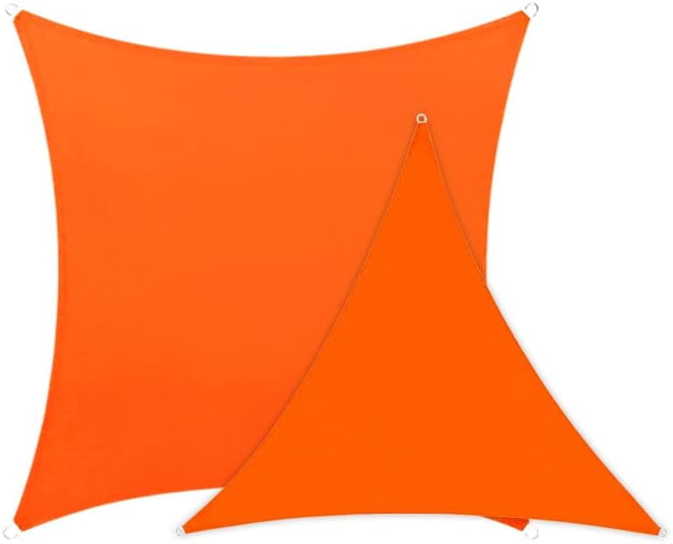 Wewean Sunshades Orning for Garden Pond Waterproof Triangle Sun Sail ...