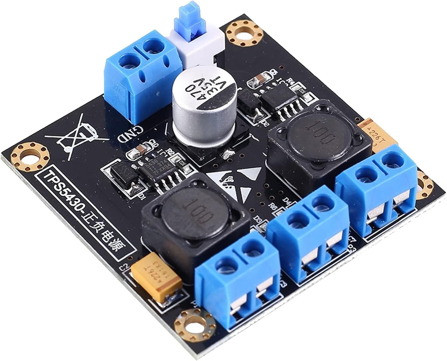 Wewean TPS5430 Positive Negative Dual Power Supply Module with ...