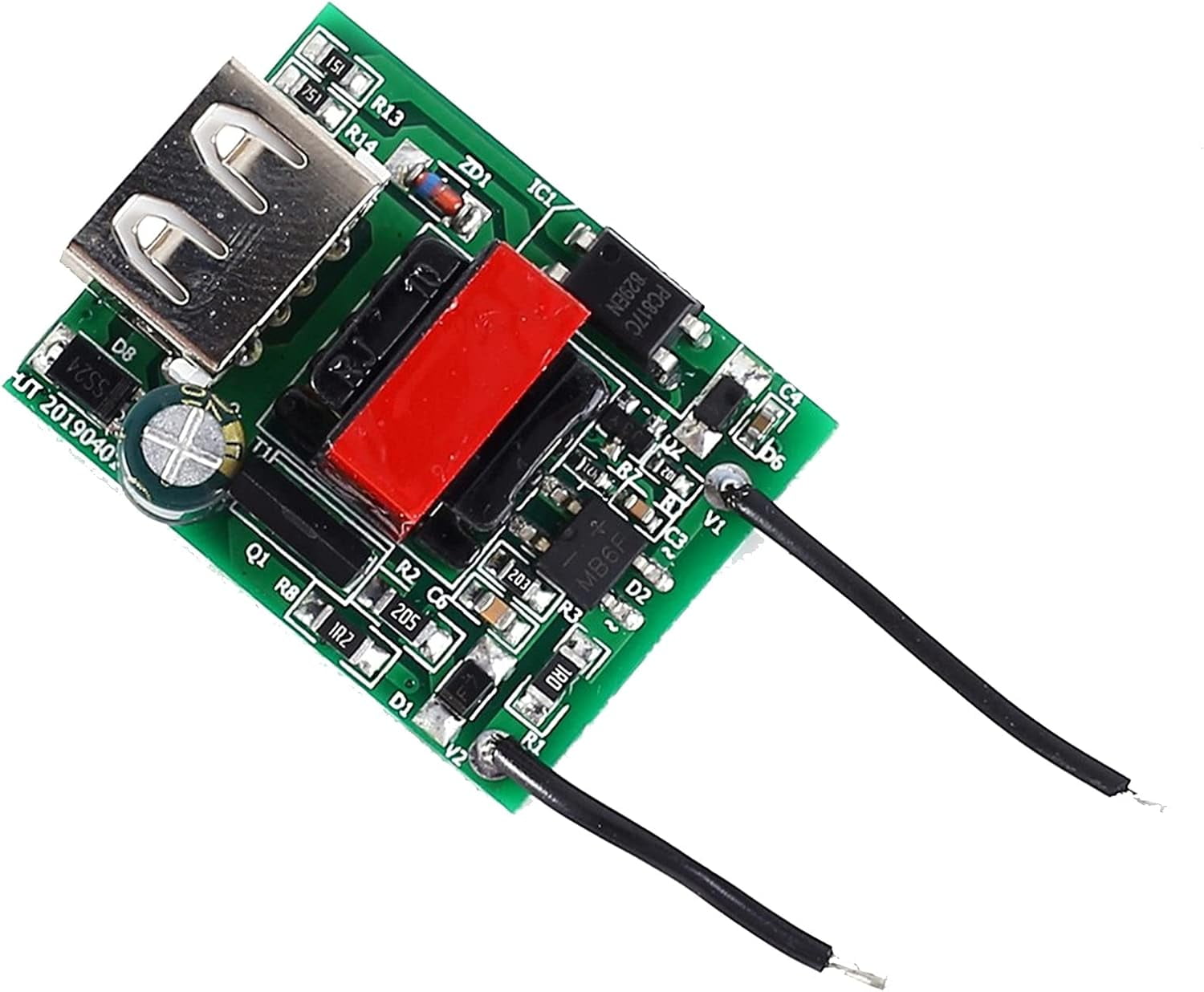 Wewean USB DC Step Down Module Isolated Power Supply Buck Converter Stabilizer 12V 24V 36V 48V ...