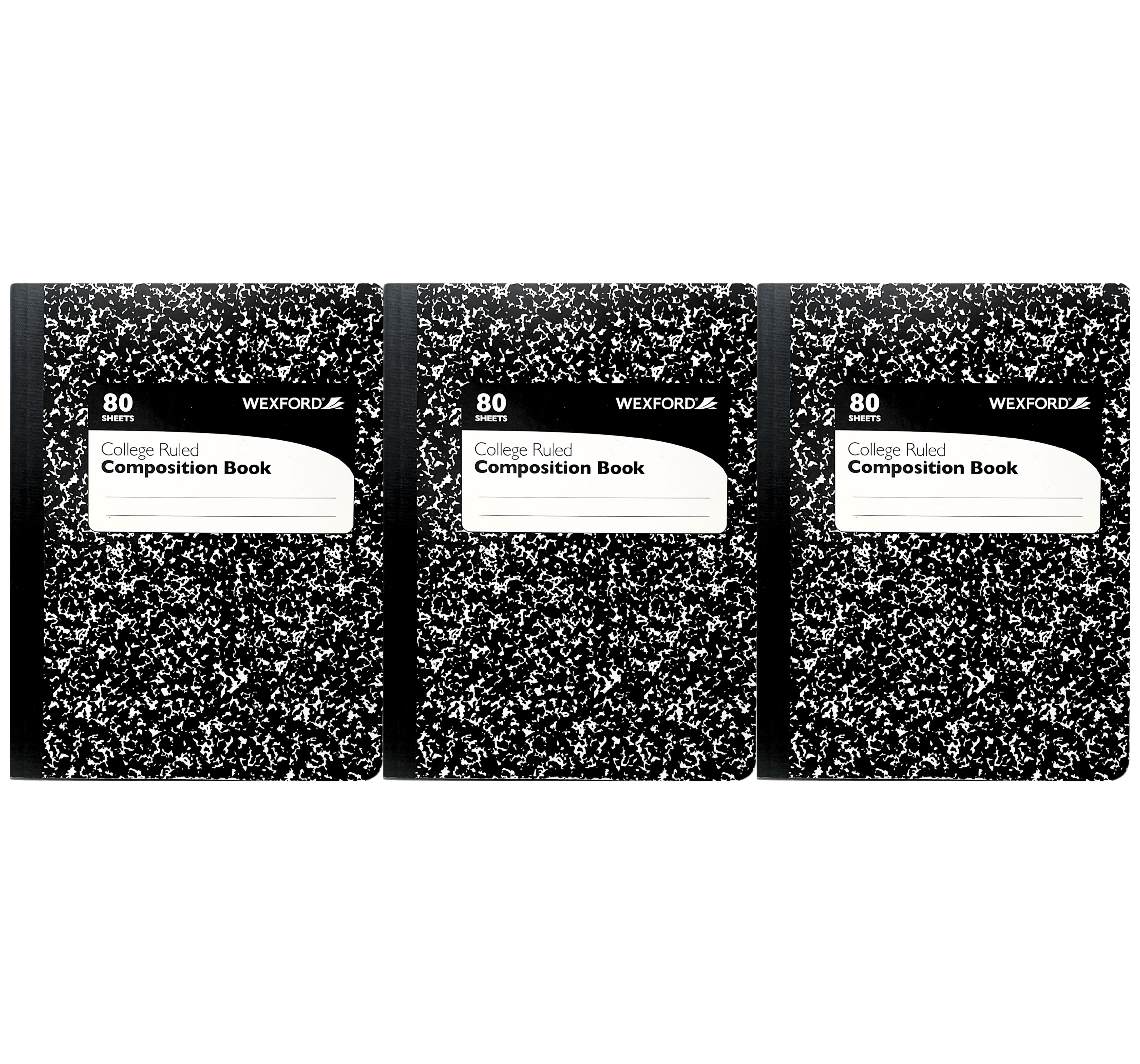 Wexford College Ruled Composition Notebooks, 3 Count - Walmart.com