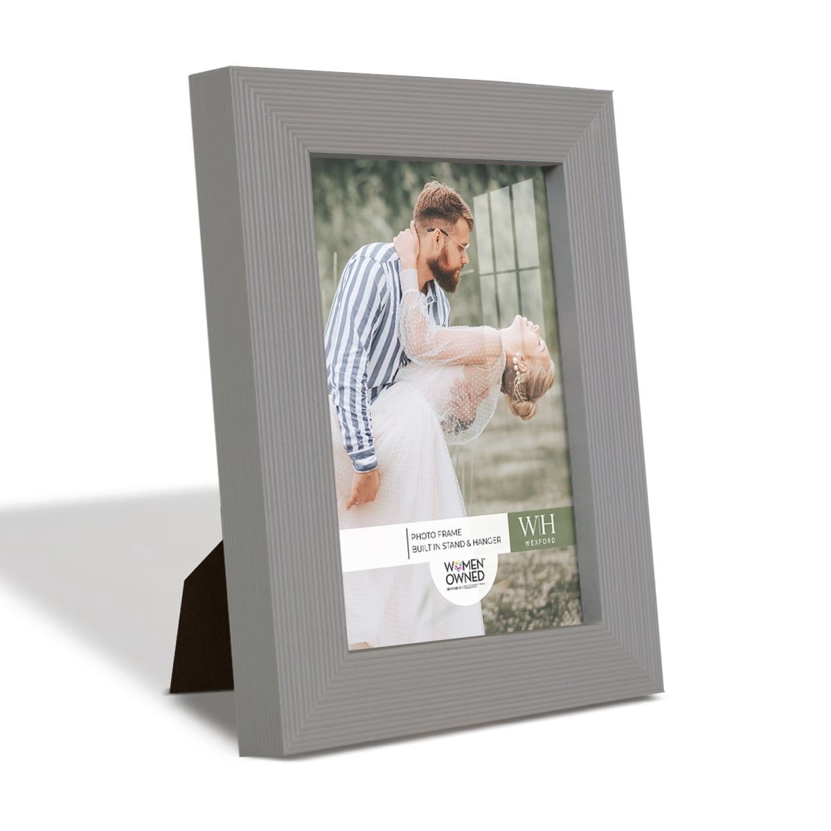 Wexford Home 4 Piece Set Solid Wood Picture Frame Grey - 3x4 - Walmart.com